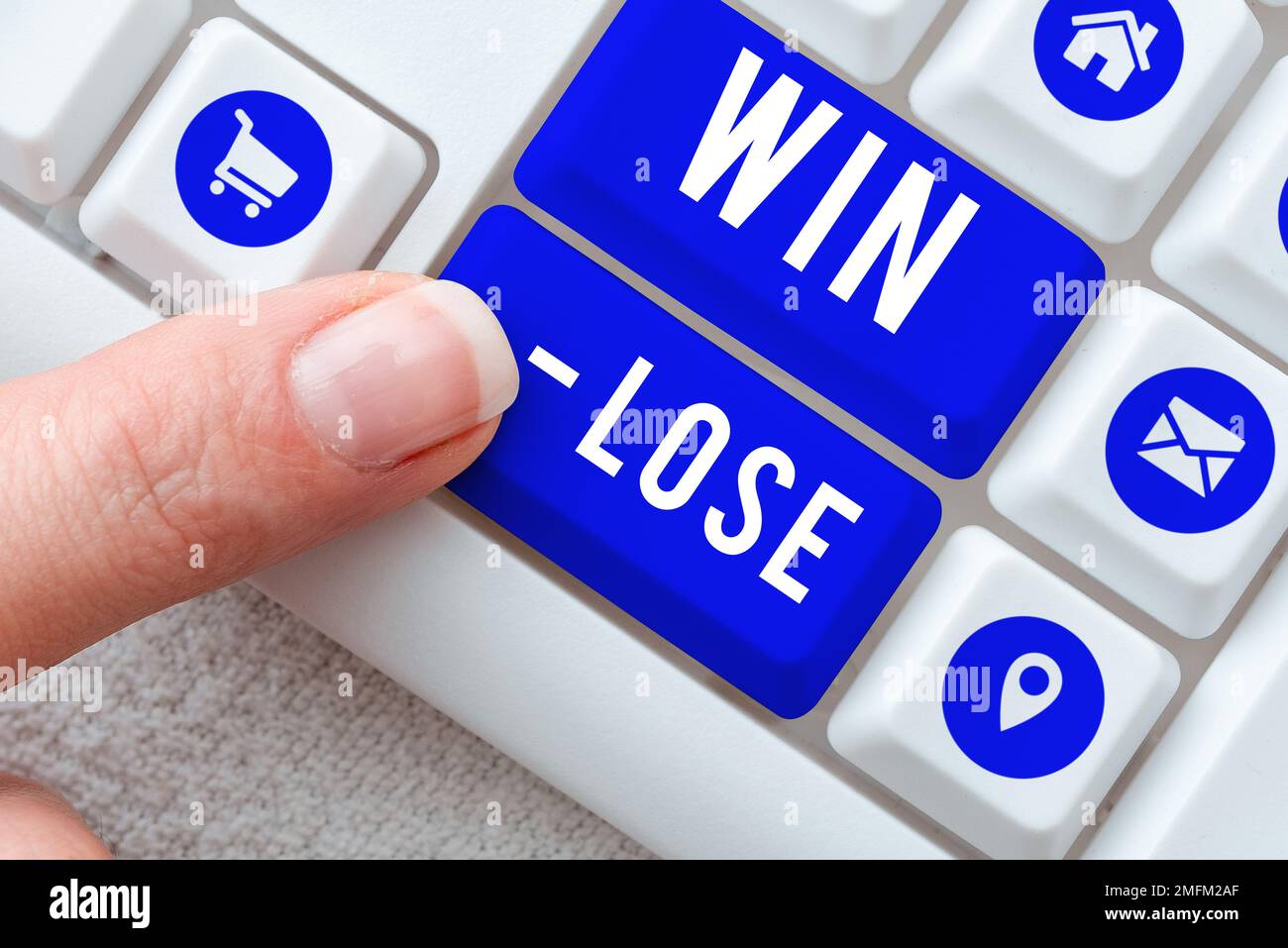 Writing displaying text Win Lose. Business approach the conflict ...