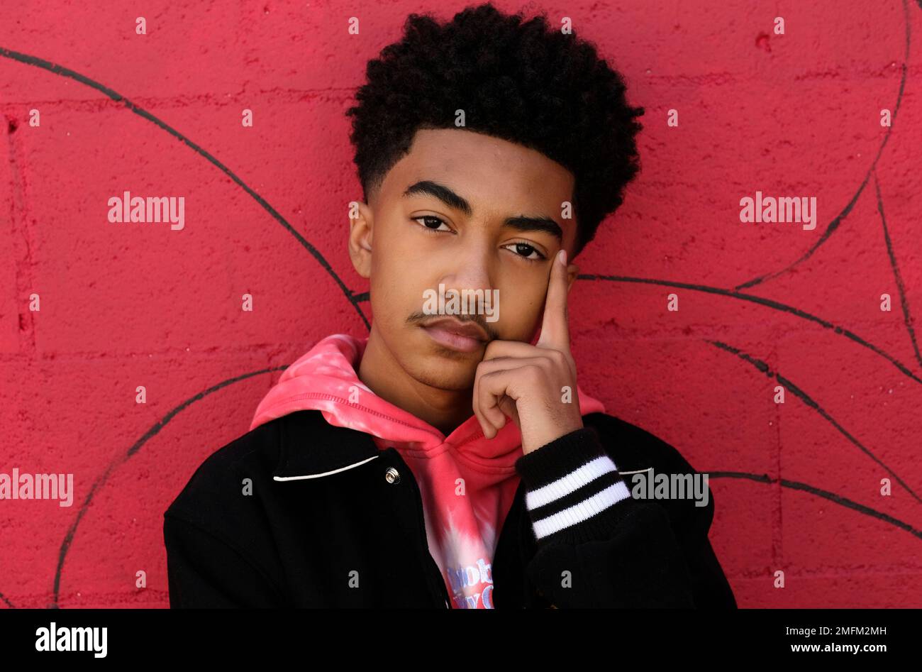 Actor/rapper Miles Brown poses for a portrait to promote his album "We ...