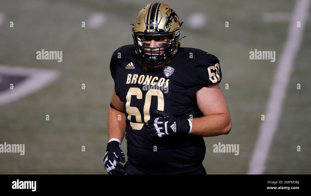 Western Michigan's Mark Brooks is shown during an NCAA football game on ...