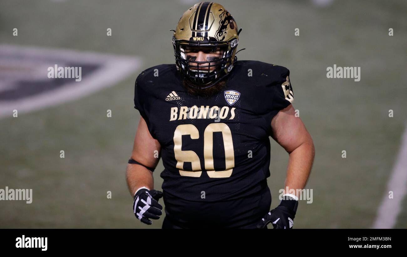 Western Michigan's Mark Brooks is shown during an NCAA football game on ...