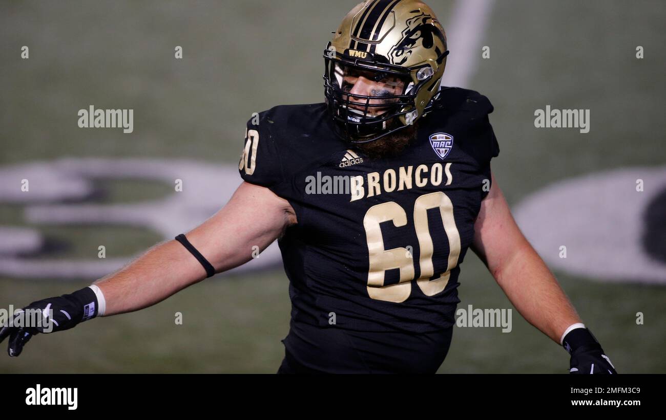 Western Michigan's Mark Brooks is shown during an NCAA football game on ...