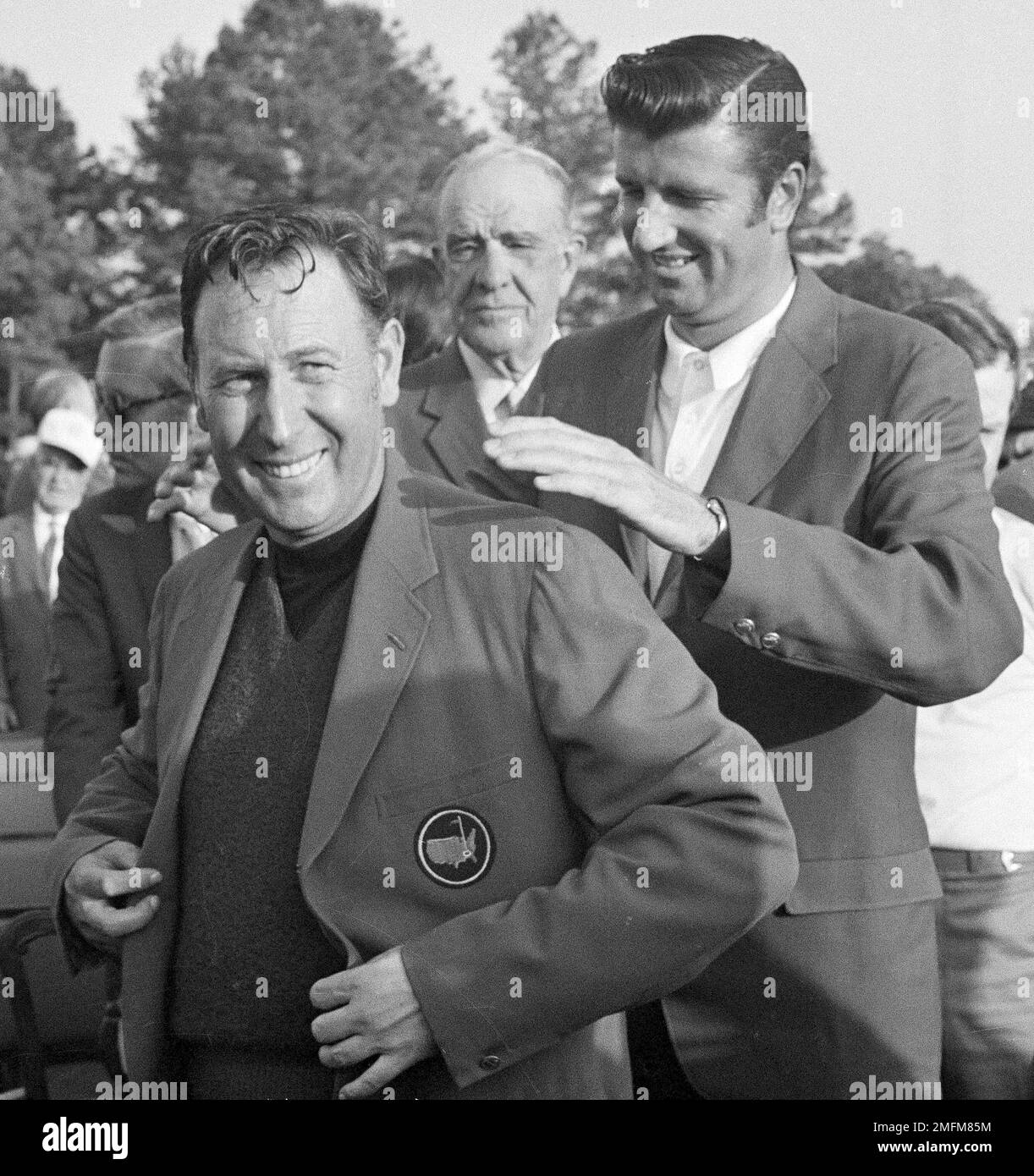 FILE - In this April 13, 1970, file photo, Billy Casper, left, is ...