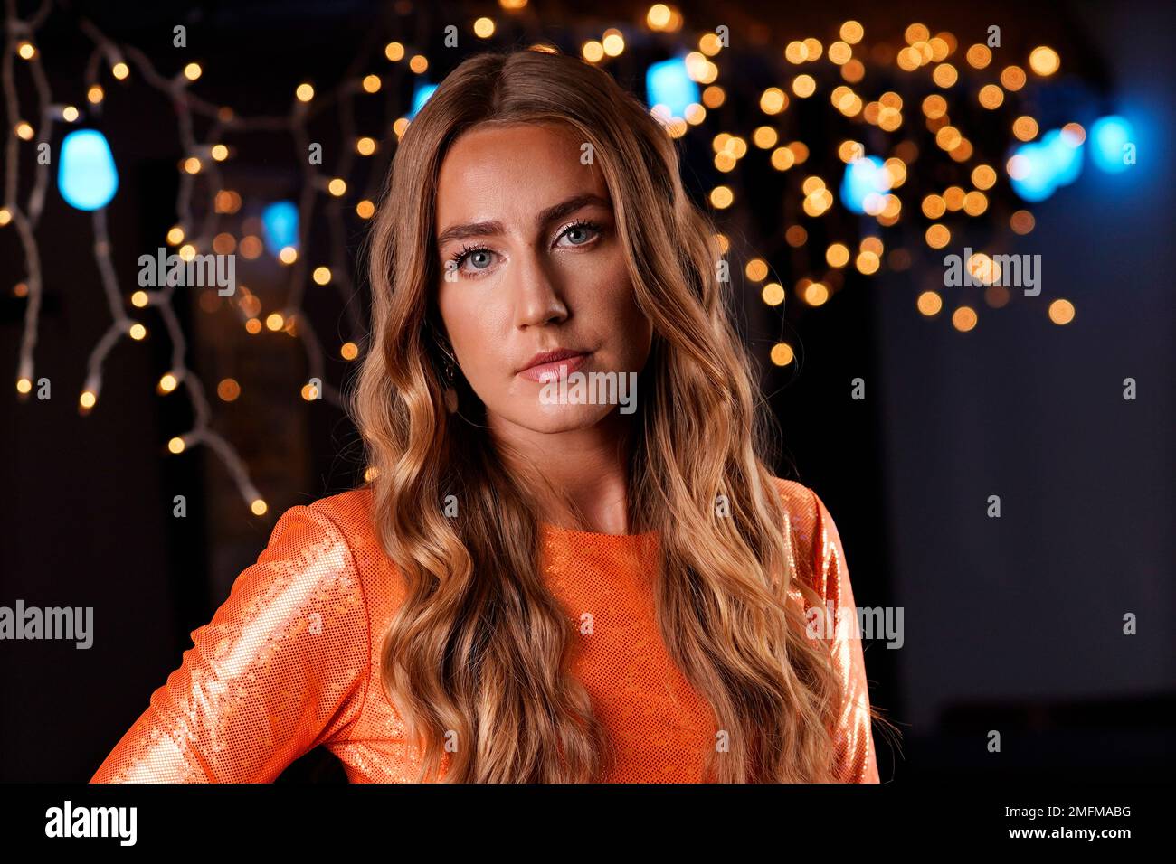 Musician Ingrid Andress poses in Nashville, Tenn., on Oct. 1, 2020, to ...
