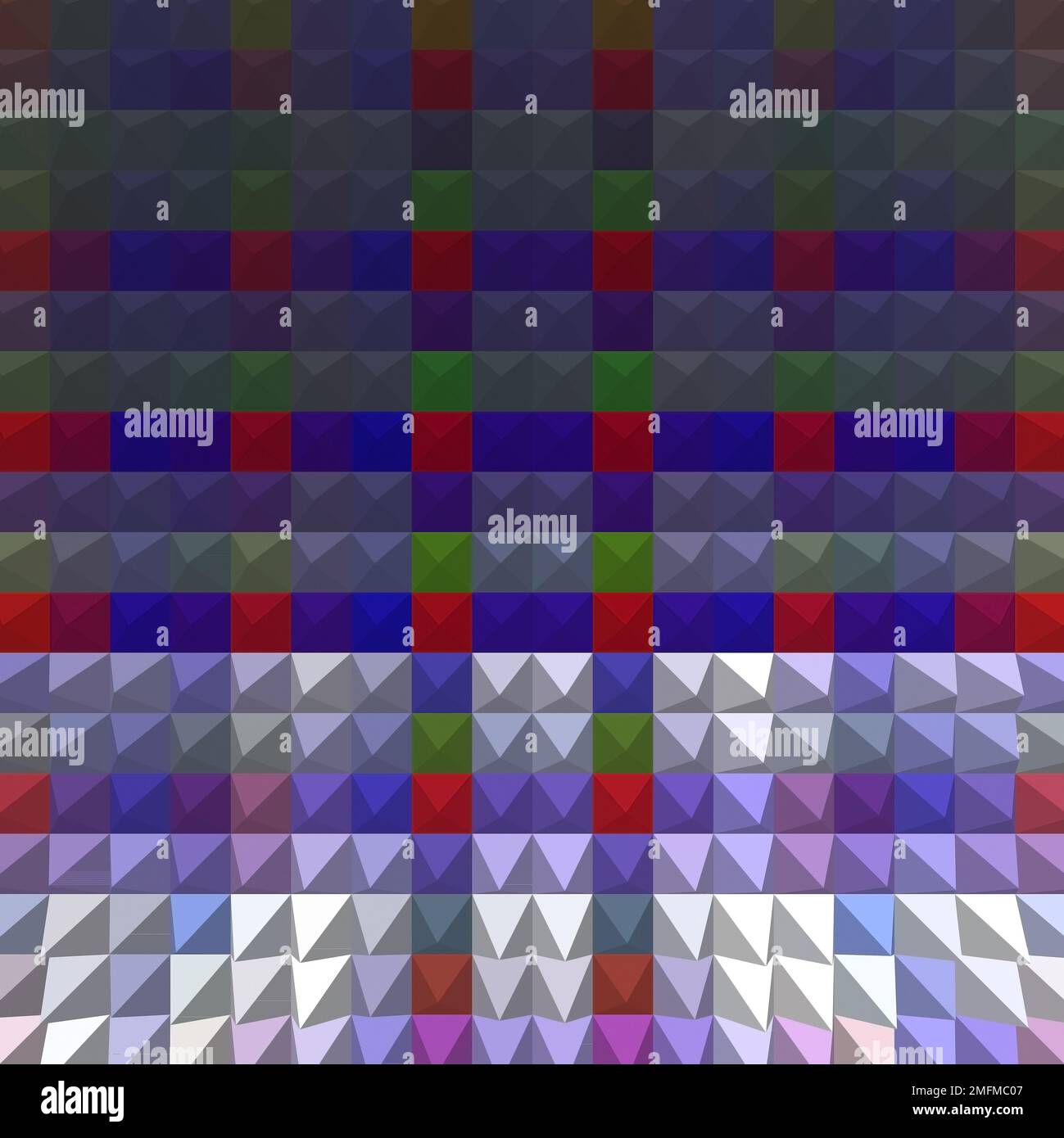 Colorful mosaic pattern squares triangles hi-res stock photography and ...