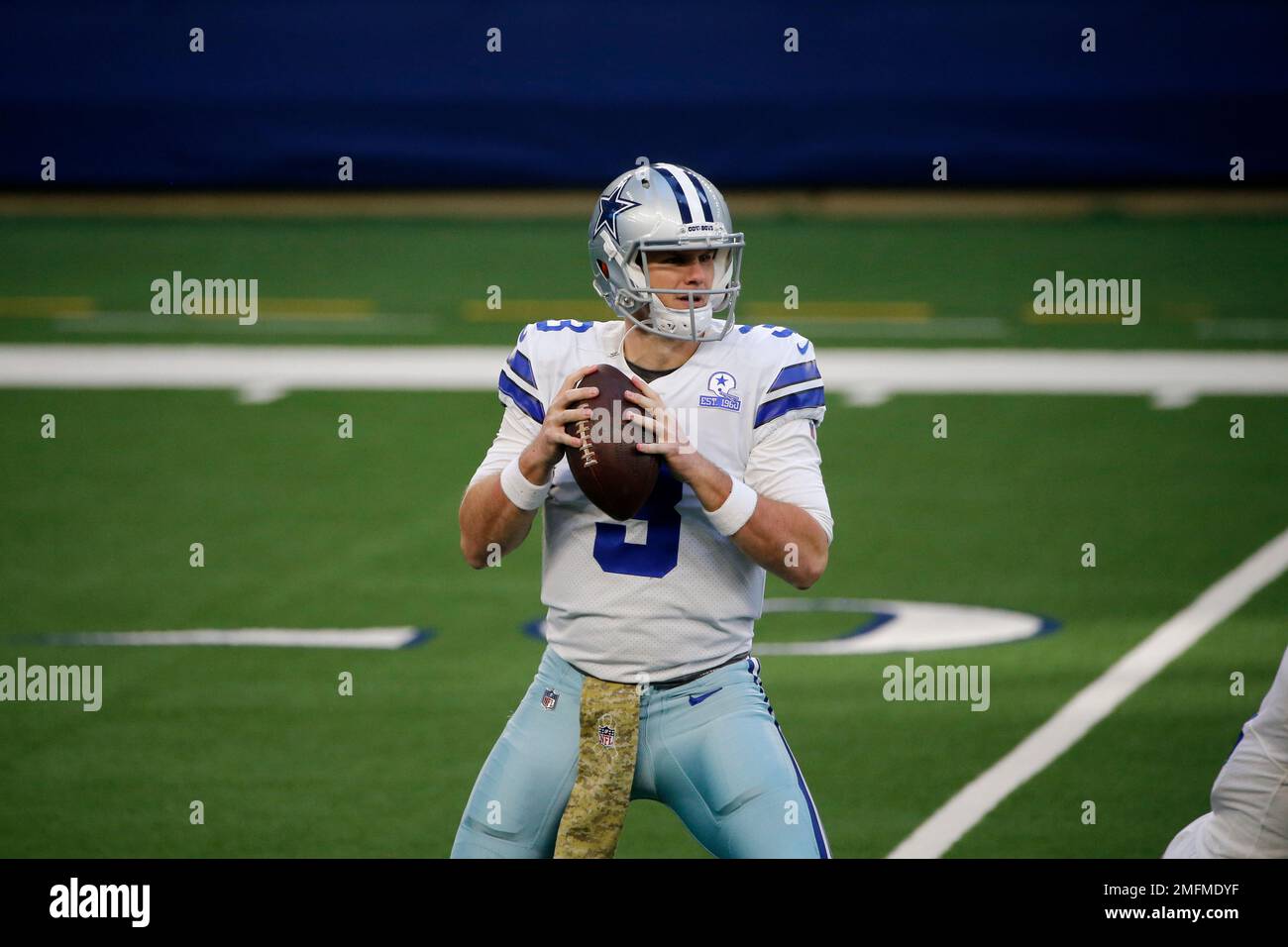 Dallas Cowboys quarterback Garrett Gilbert (3) prepares to throw ...