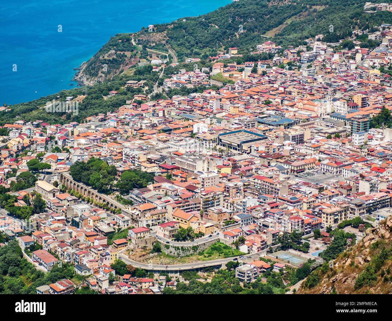 landscape of the Calabrian coast in Italy Stock Photo - Alamy