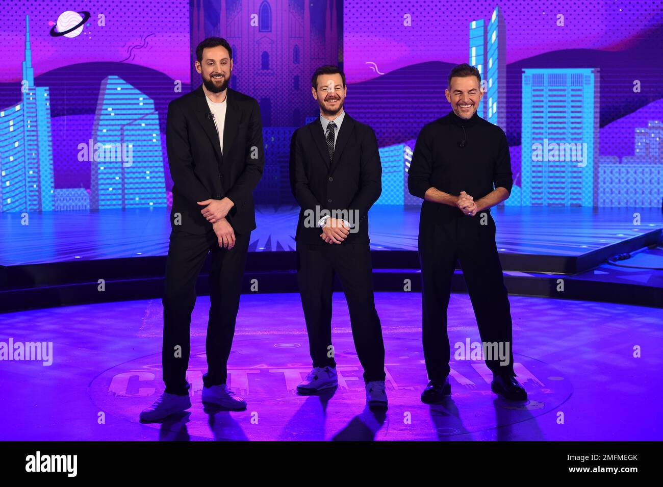 Milan, Italy. 24th Jan, 2023. Milan - TV broadcast "Tonight there is ...