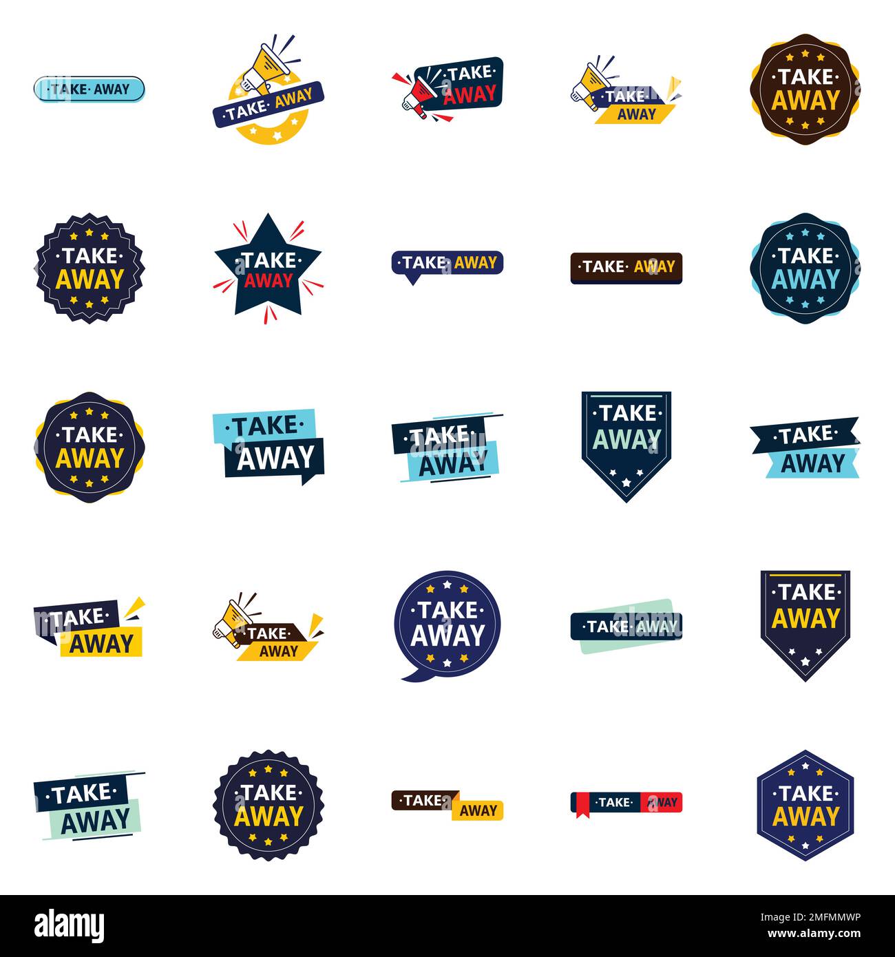 Takeaway food outlets Cut Out Stock Images & Pictures - Alamy