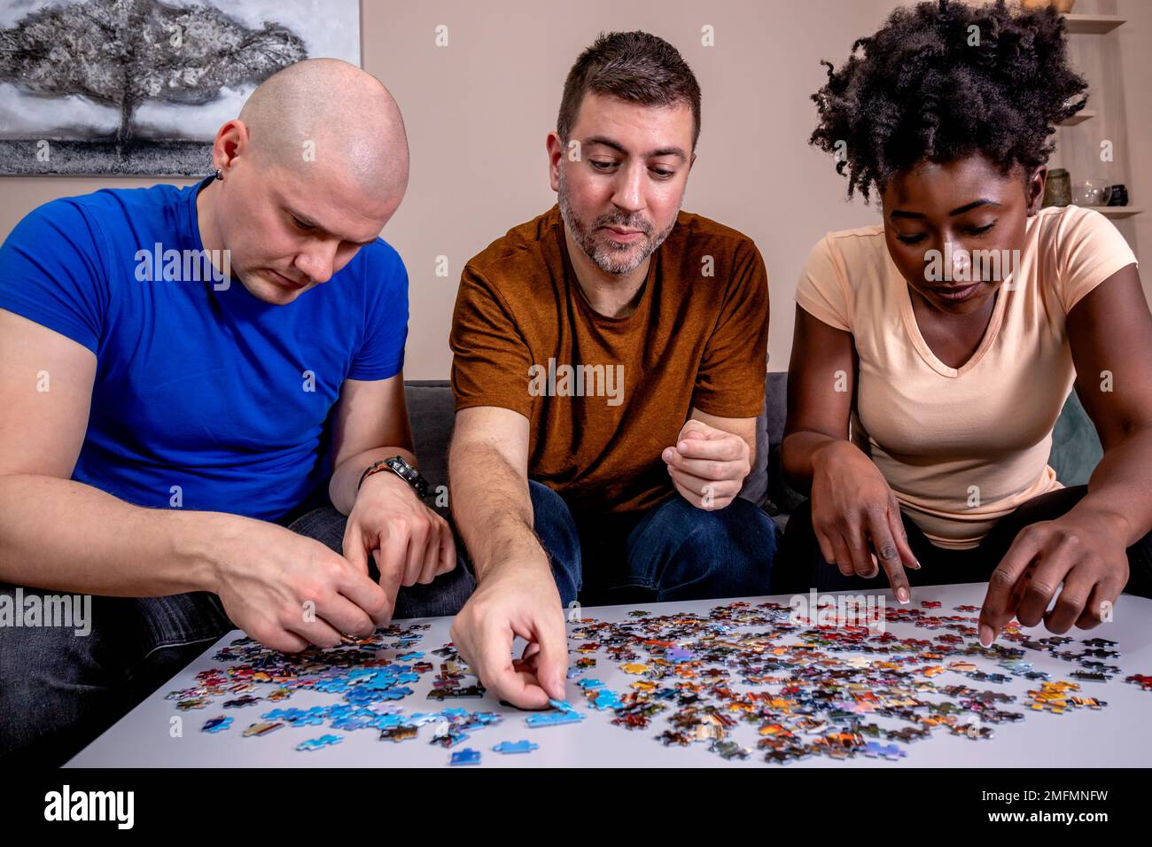 Diverse puzzles hi-res stock photography and images - Alamy