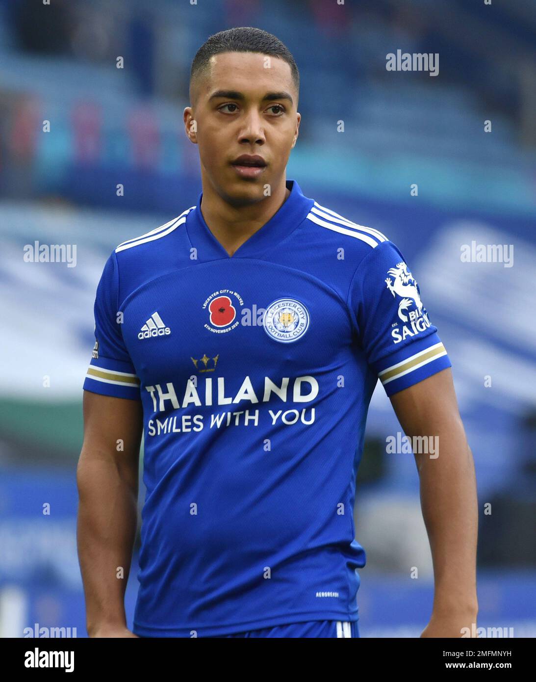 Leicester's Youri Tielemans during the English Premier League soccer ...