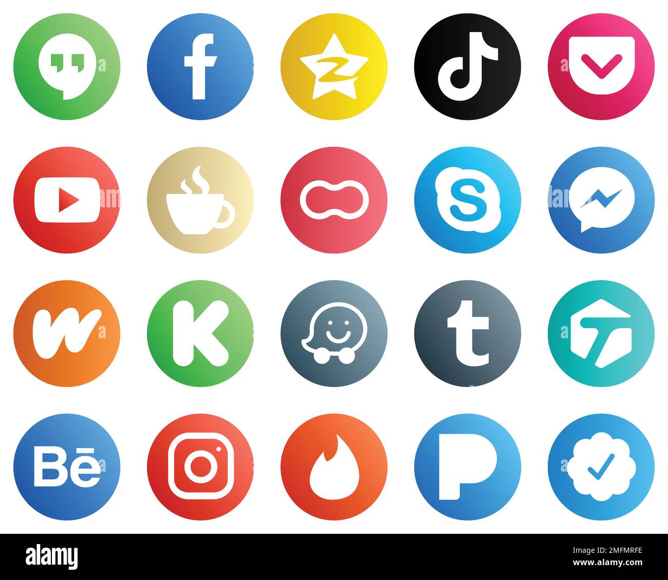 Plain Social Media Icons