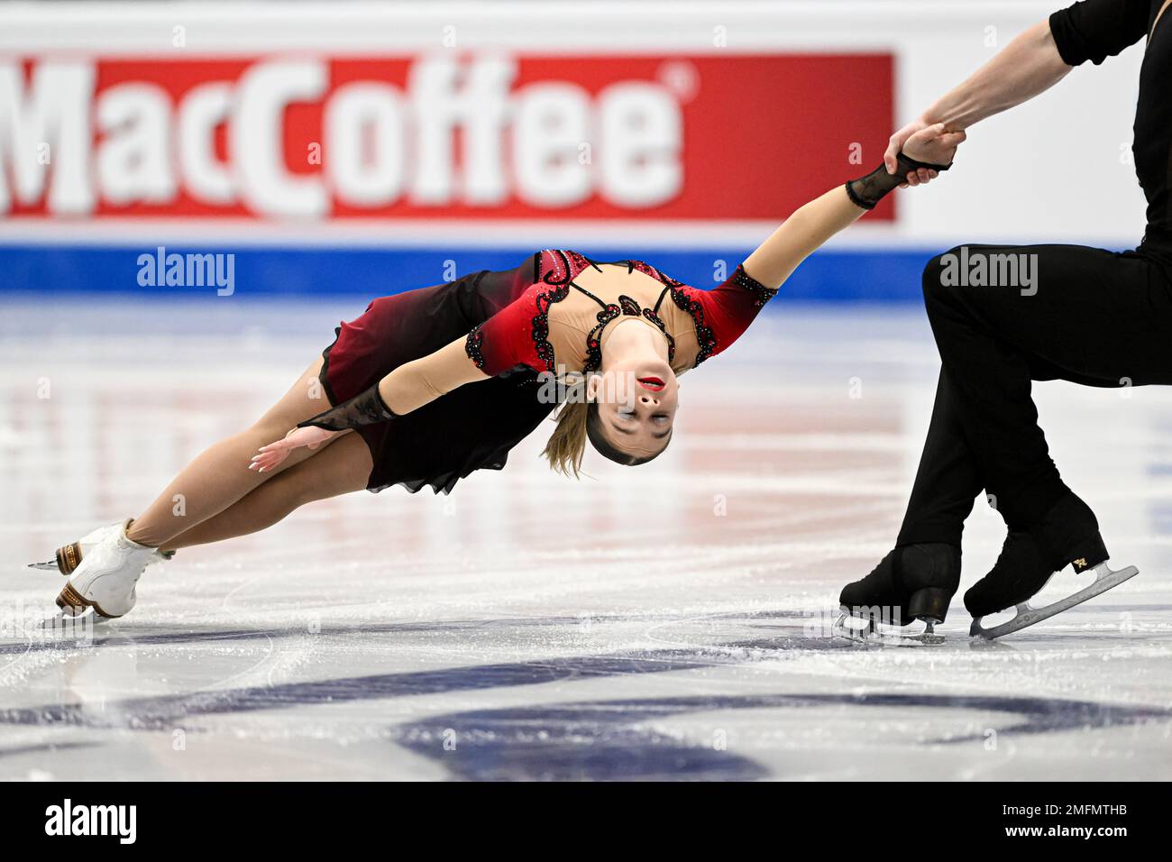 Espoo, Finland. 25th Jan, 2023. Maria PAVLOVA & Alexei SVIATCHENKO (HUN ...