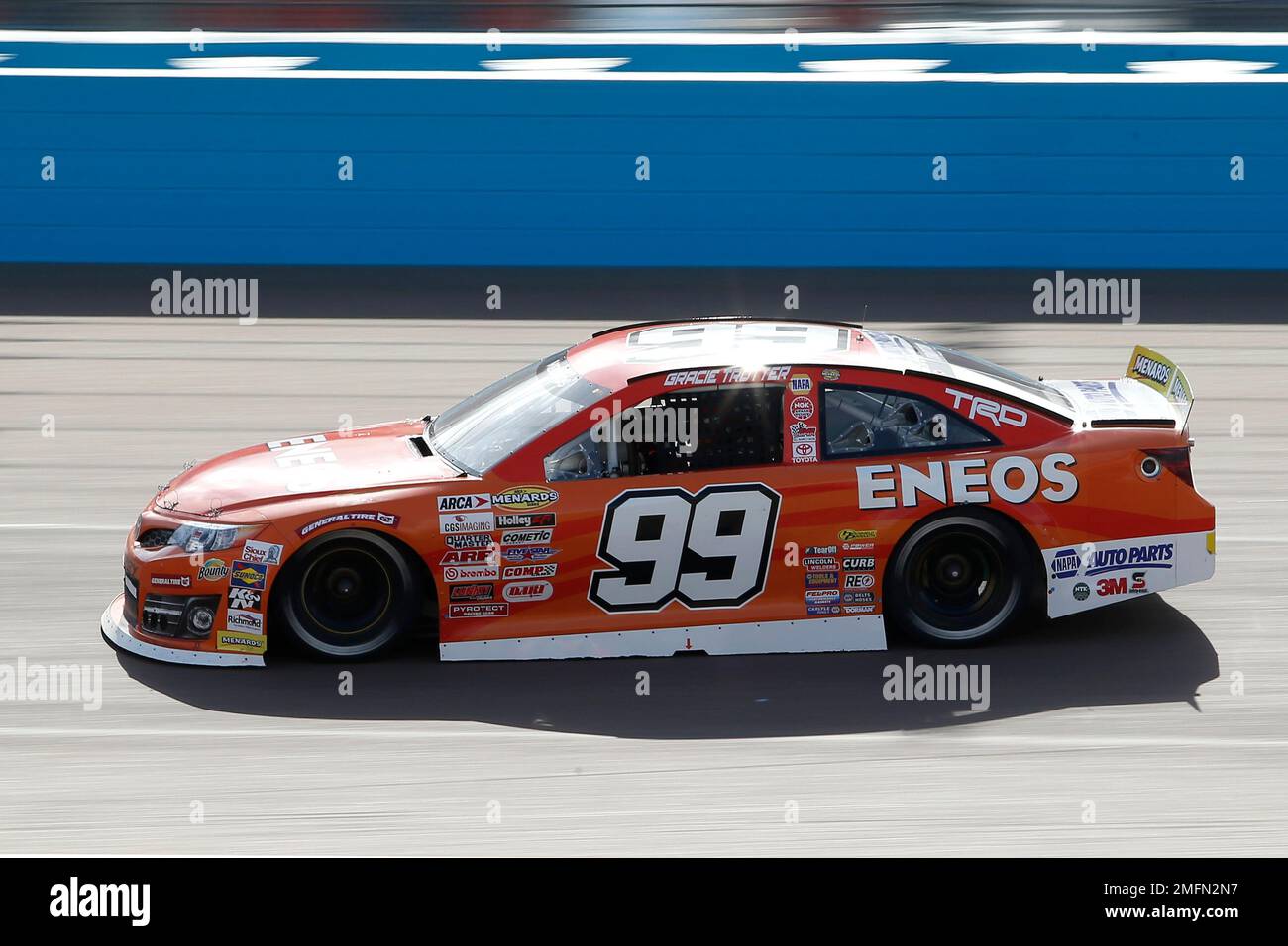 Gracie Trotter (99) races through Turn 4 during the ARCA Series auto ...