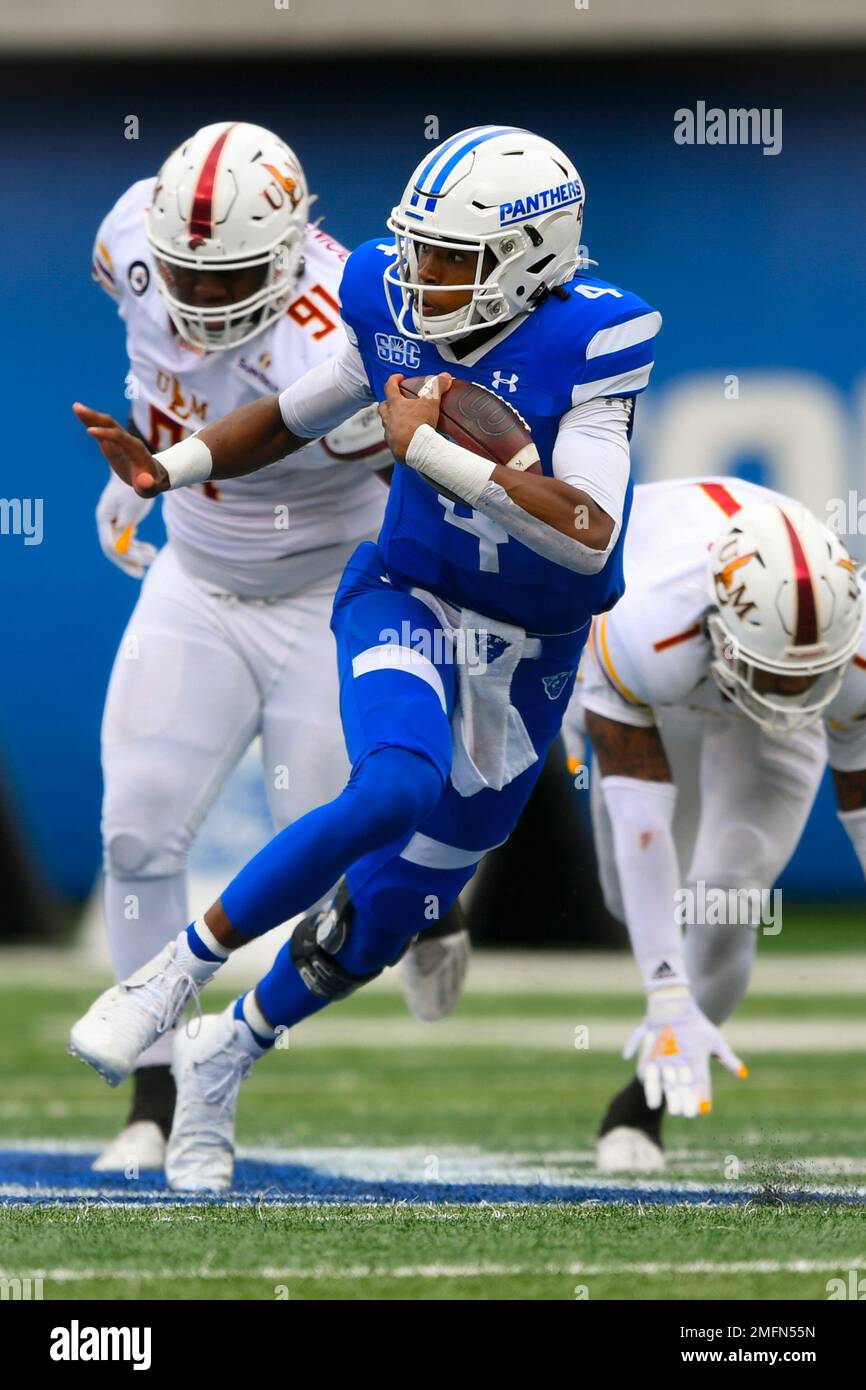 Georgia State quarterback Cornelious Brown IV rushes against Louisiana ...