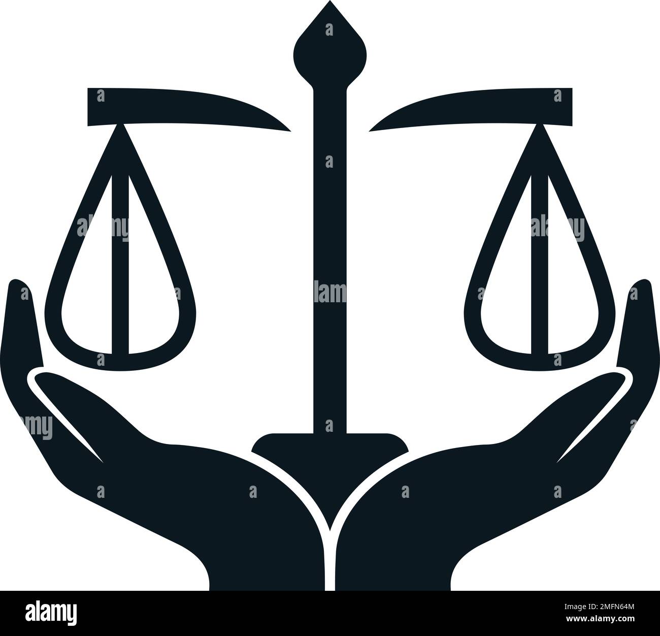 Balance scale logo hi-res stock photography and images - Alamy