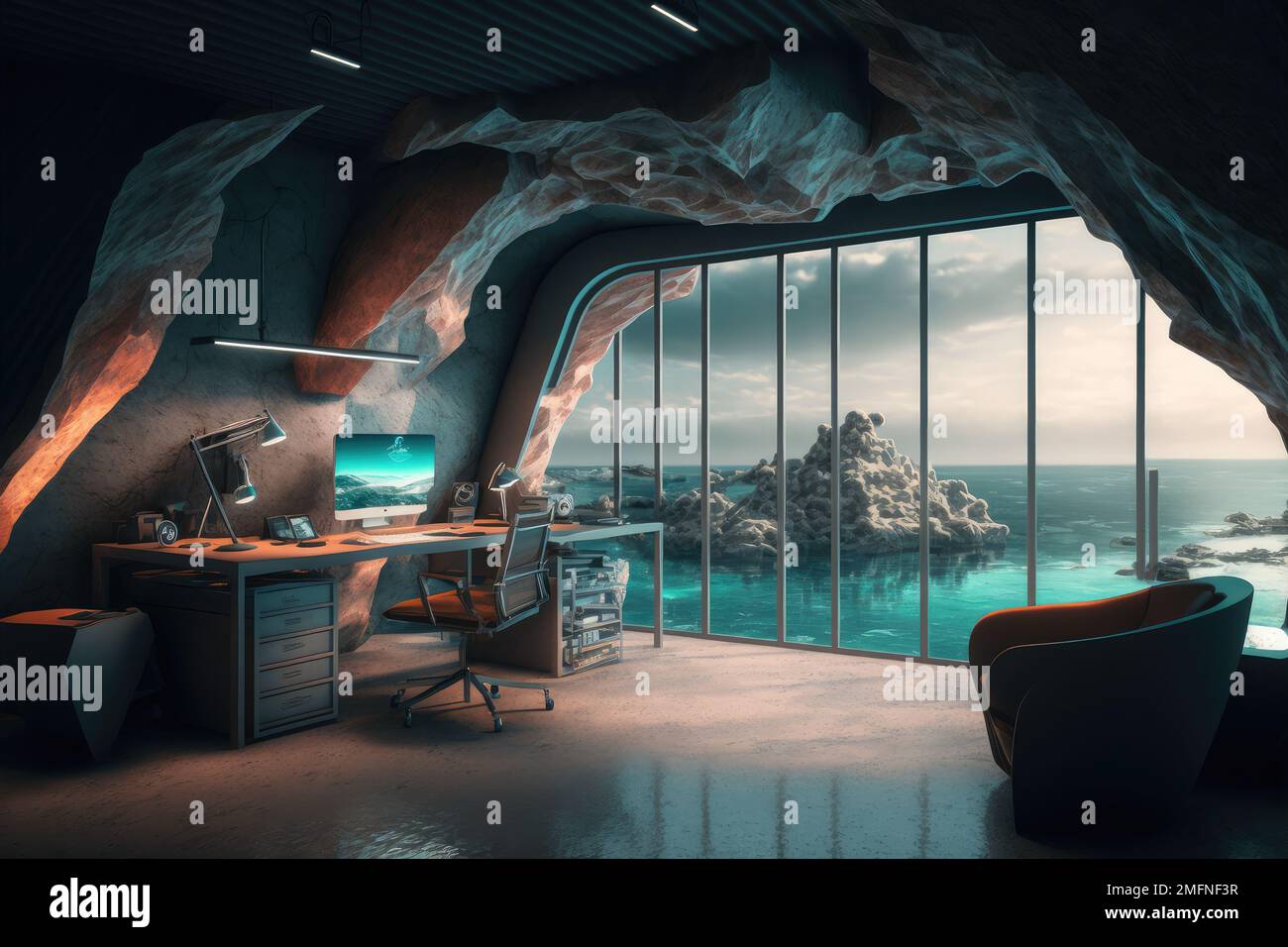 Working overlooking a beach hi-res stock photography and images - Alamy