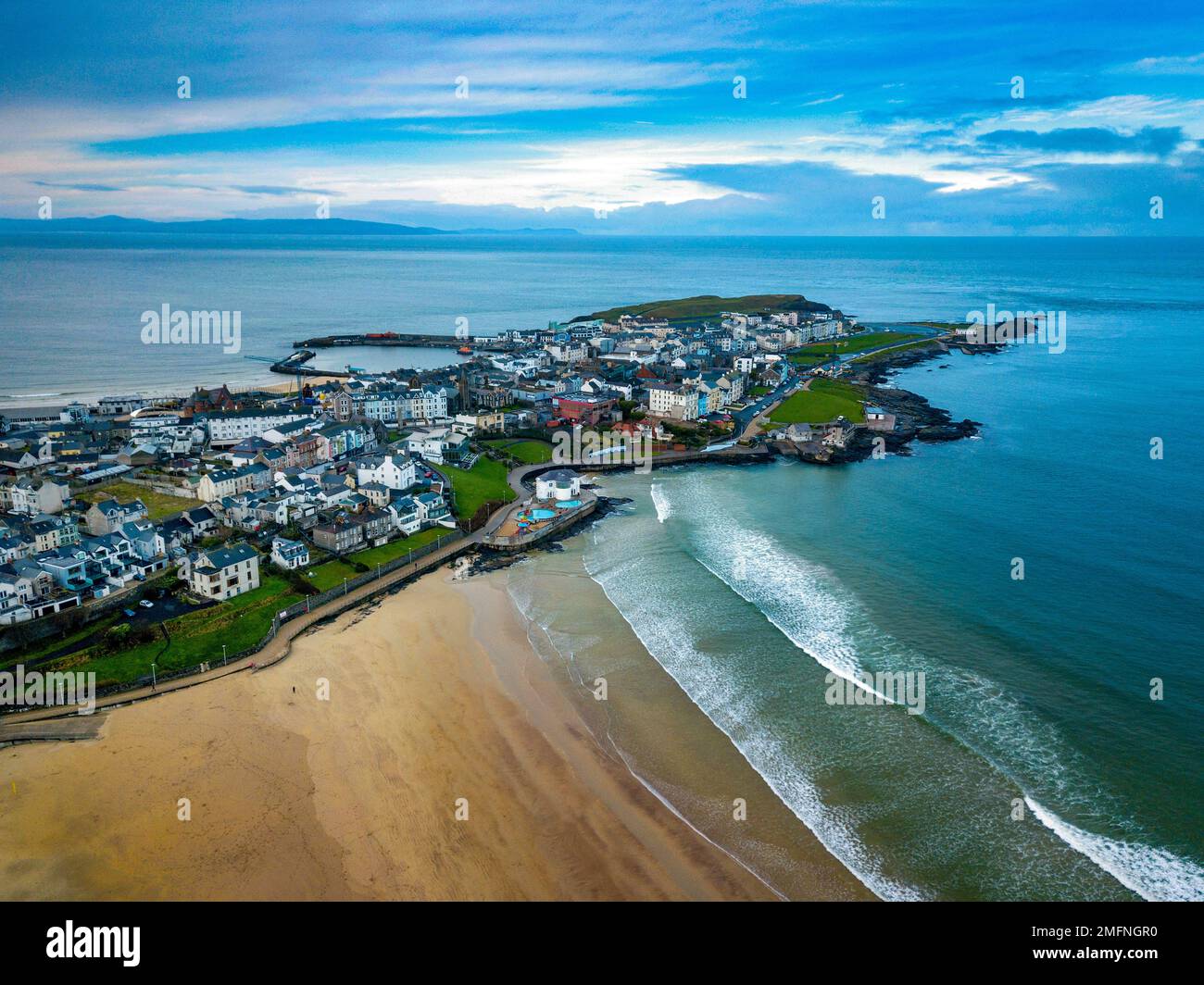 Aerial of portrush hi-res stock photography and images - Alamy