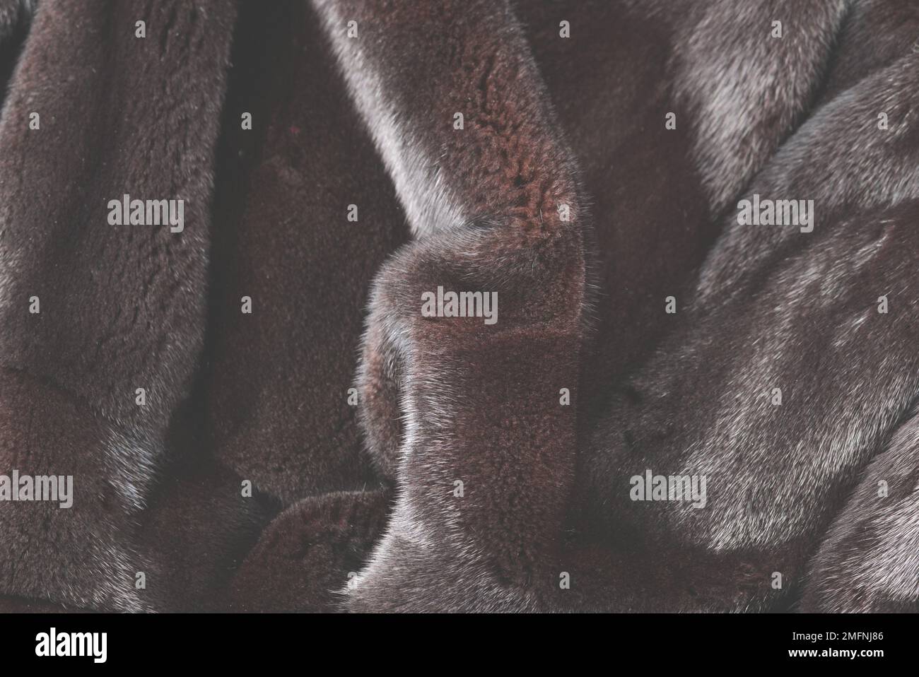 Mink brown fur texture Stock Photo - Alamy