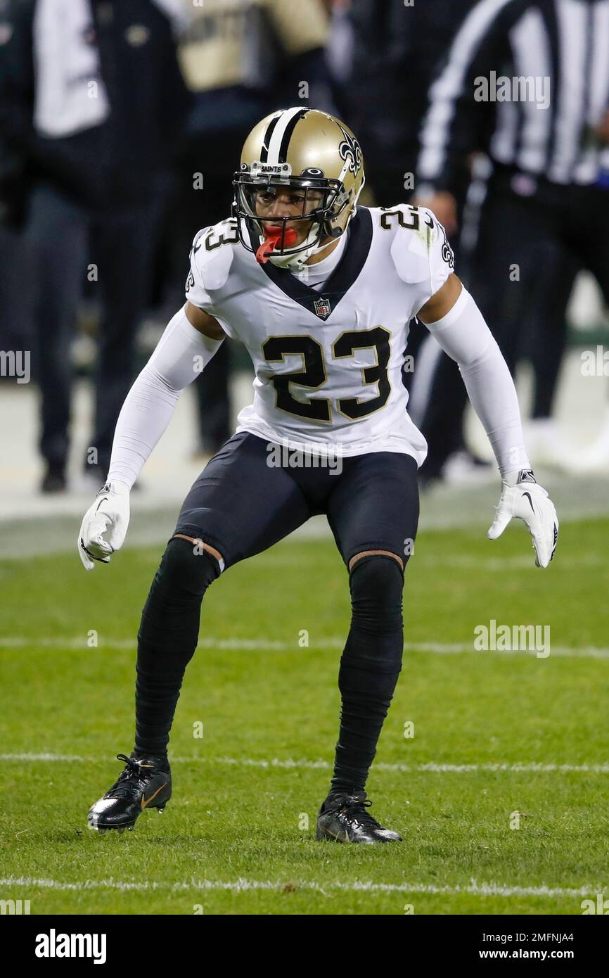 New Orleans Saints cornerback Marshon Lattimore (23) in action against ...