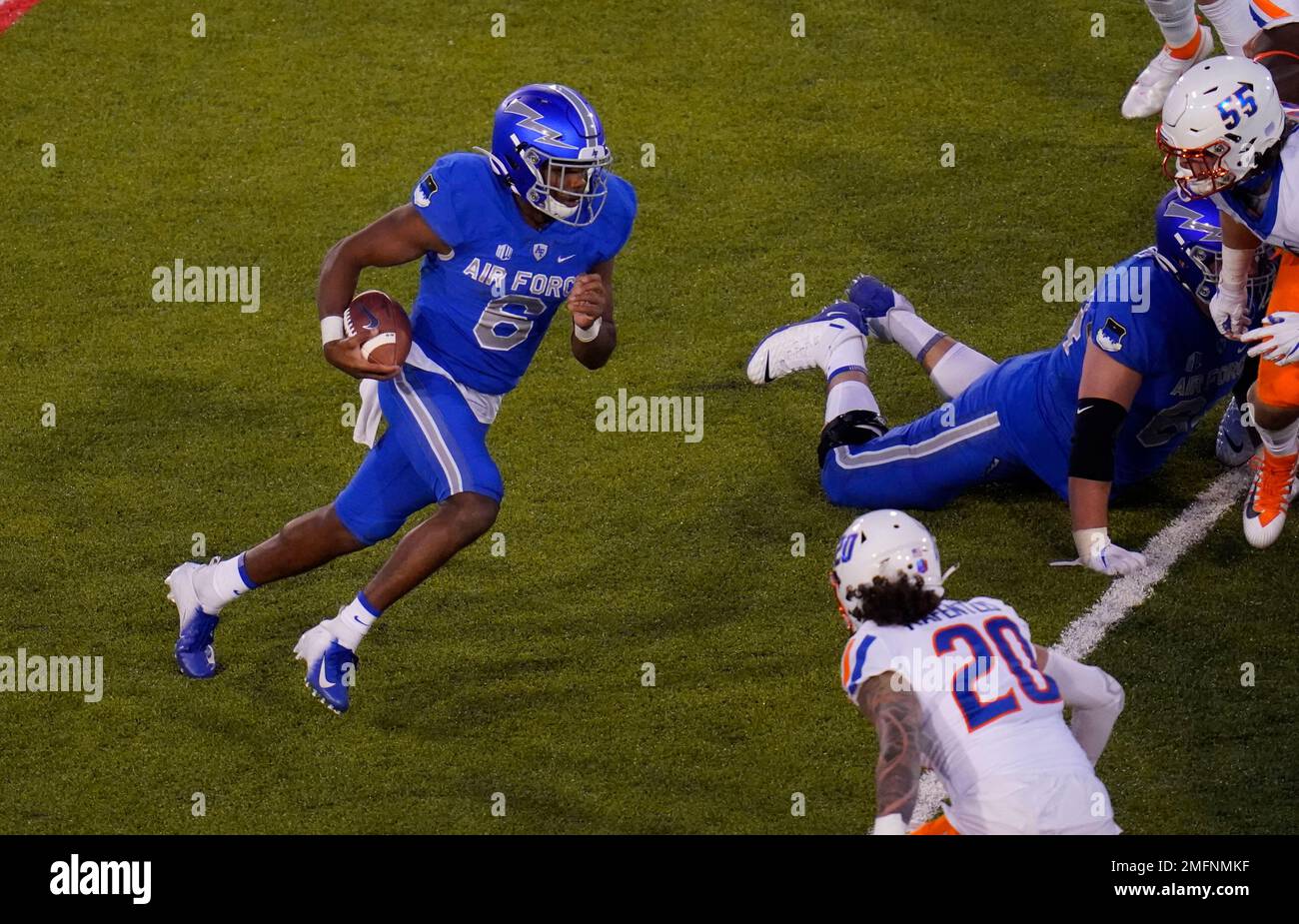 Air Force quarterback Warren Bryan (6) in the second half of an NCAA ...