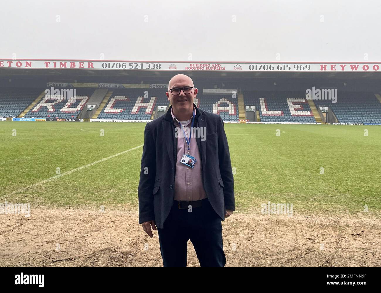 Spotland stadium simon gauge hi-res stock photography and images - Alamy