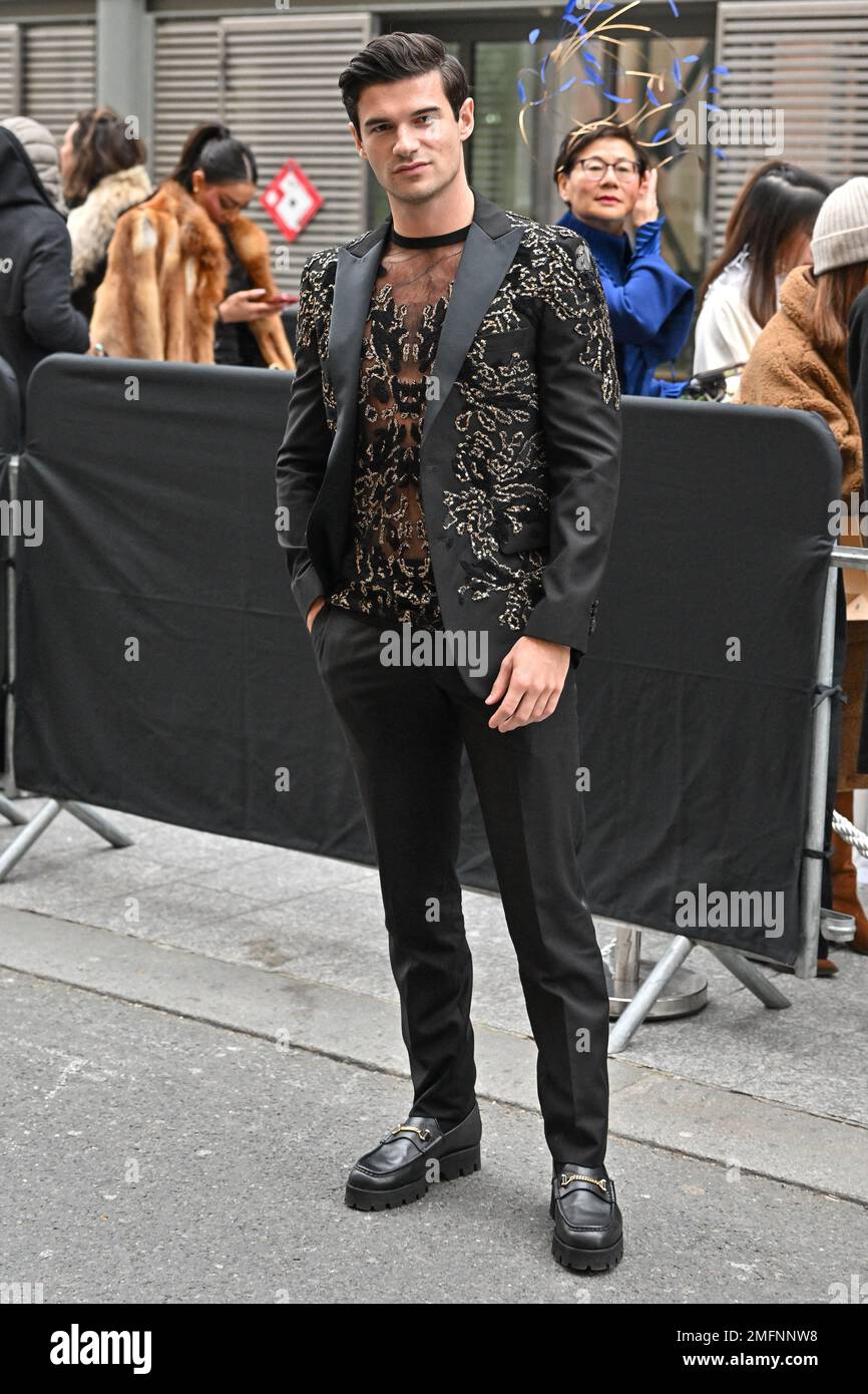 Paris, France. 25th Jan, 2023. Paul Forman arriving at Elie Saab show ...