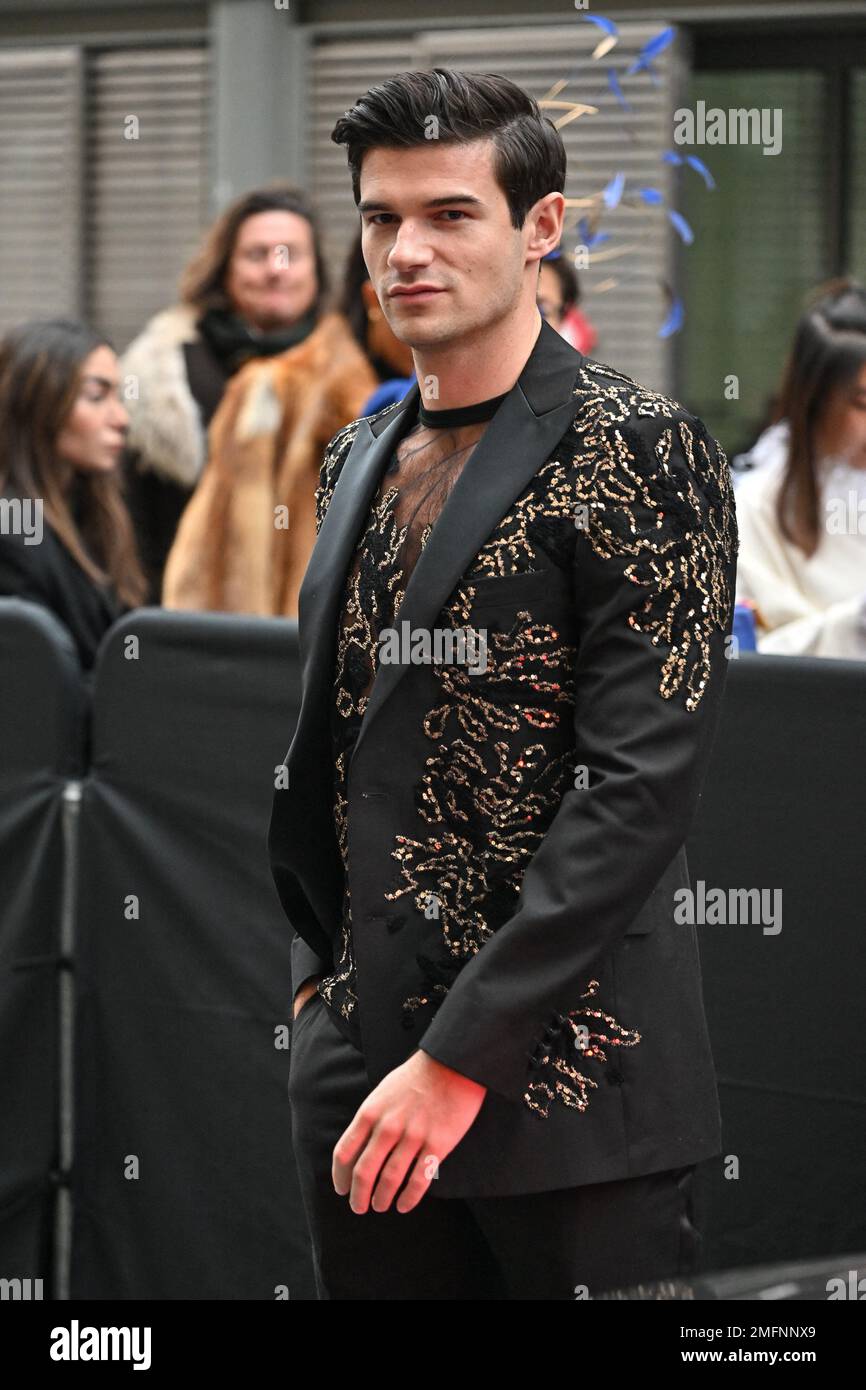 Paris, France. 25th Jan, 2023. Paul Forman arriving at Elie Saab show ...