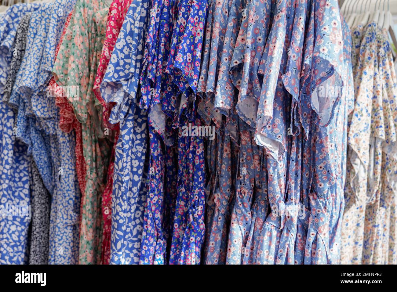 shop fashionable background interior of clothing store clothes inside ...