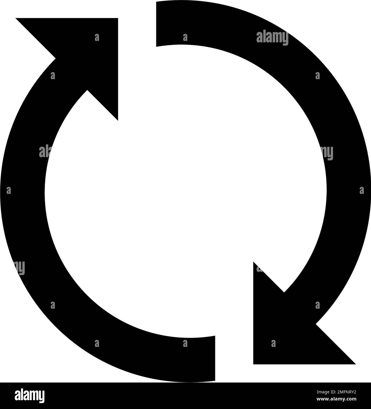 Cyclic Rotation, Recycling Recurrence, Renewal. Flat Vector Icon ... Cyclic Rotation, Recycling Recurrence, Renewal. Flat Vector Icon ...