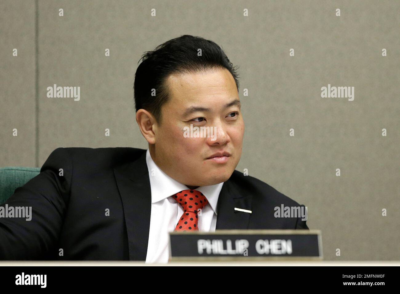 FILE - In this Thursday, May 18, 2017, file photo, Assemblyman Phillip Chen is seen at the ...