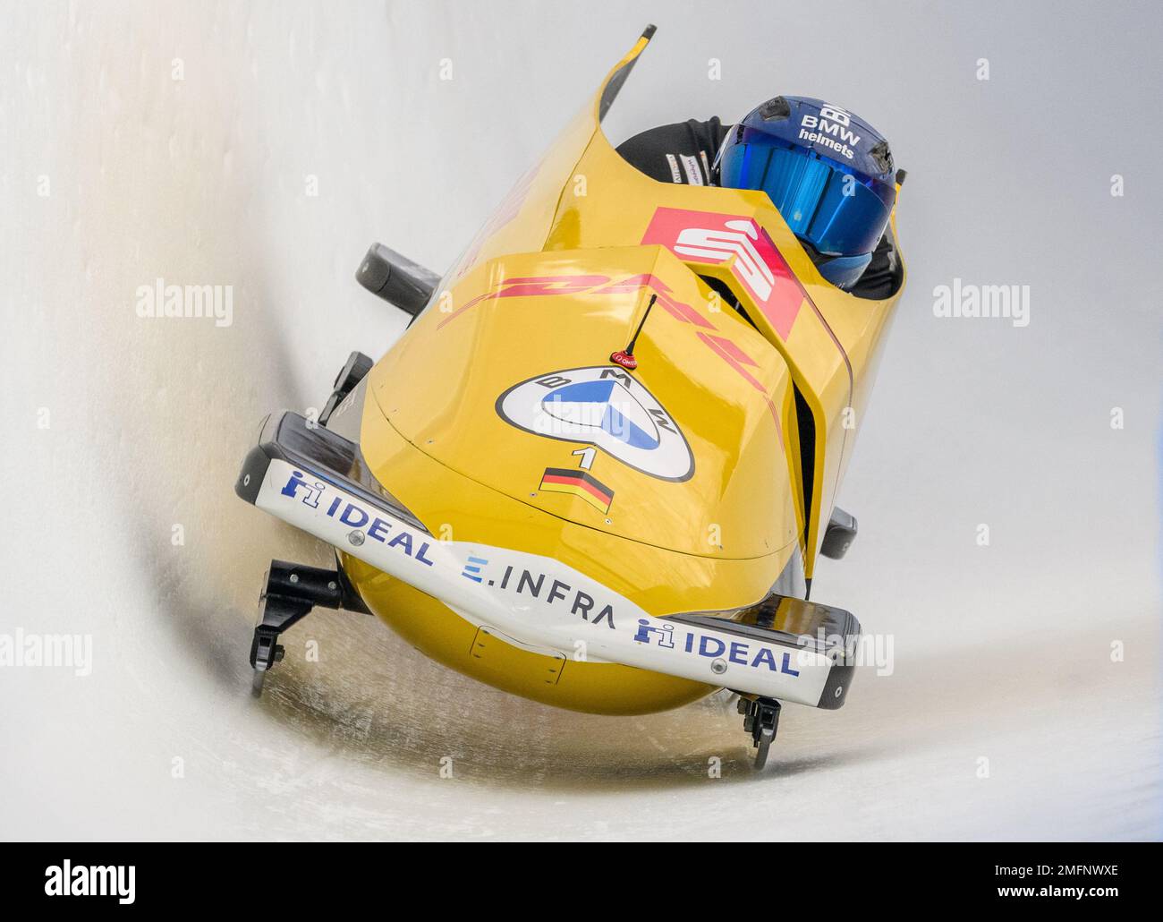 St. Moritz, Switzerland. 25th Jan, 2023. Bobsleigh: Bobsleigh and ...