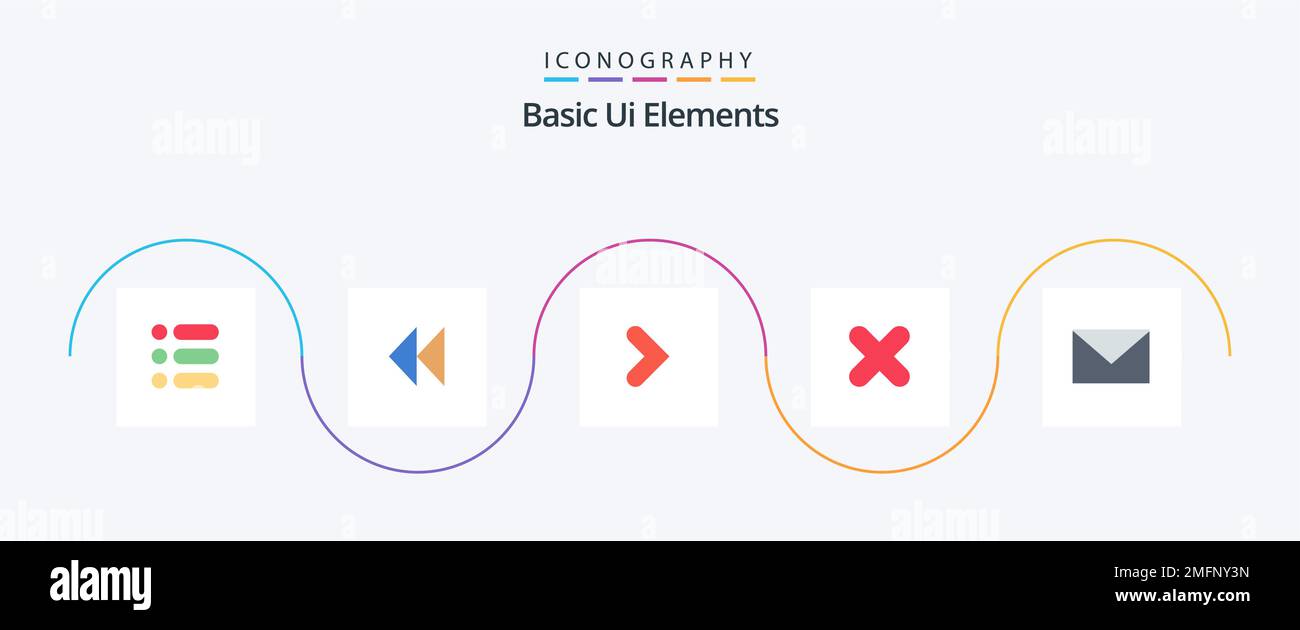 Basic Ui Elements Flat 5 Icon Pack Including massege. cross. arrow ... Basic Ui Elements Flat 5 Icon Pack Including massege. cross. arrow ...