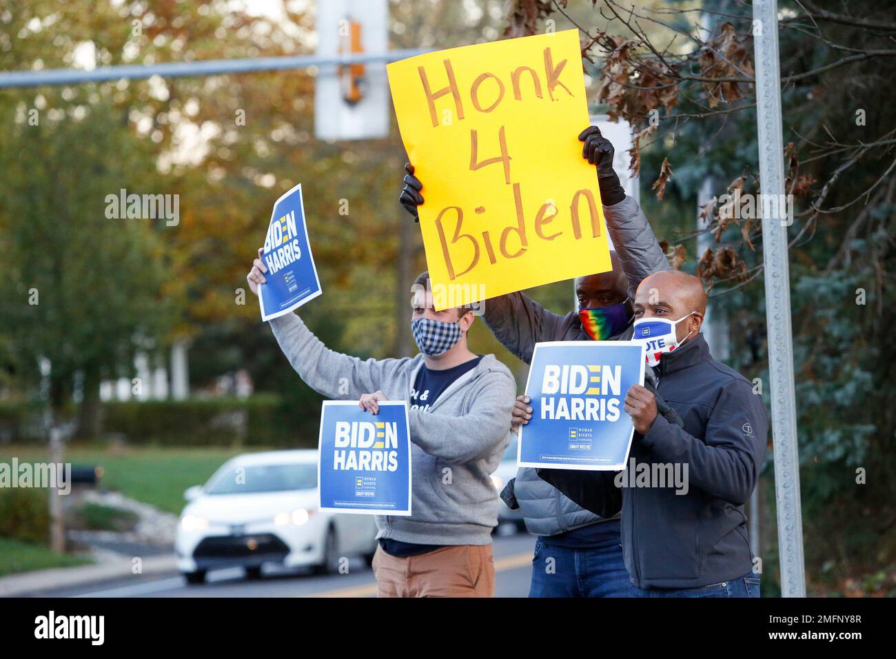 HRC President Alphonso David, right, launches GOTV canvass for the ...