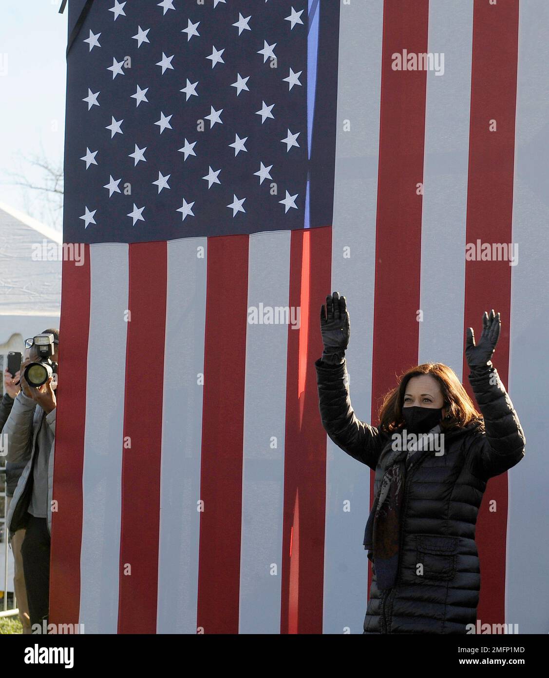 Democratic vice presidential candidate Sen. Kamala Harris, D-Calif ...