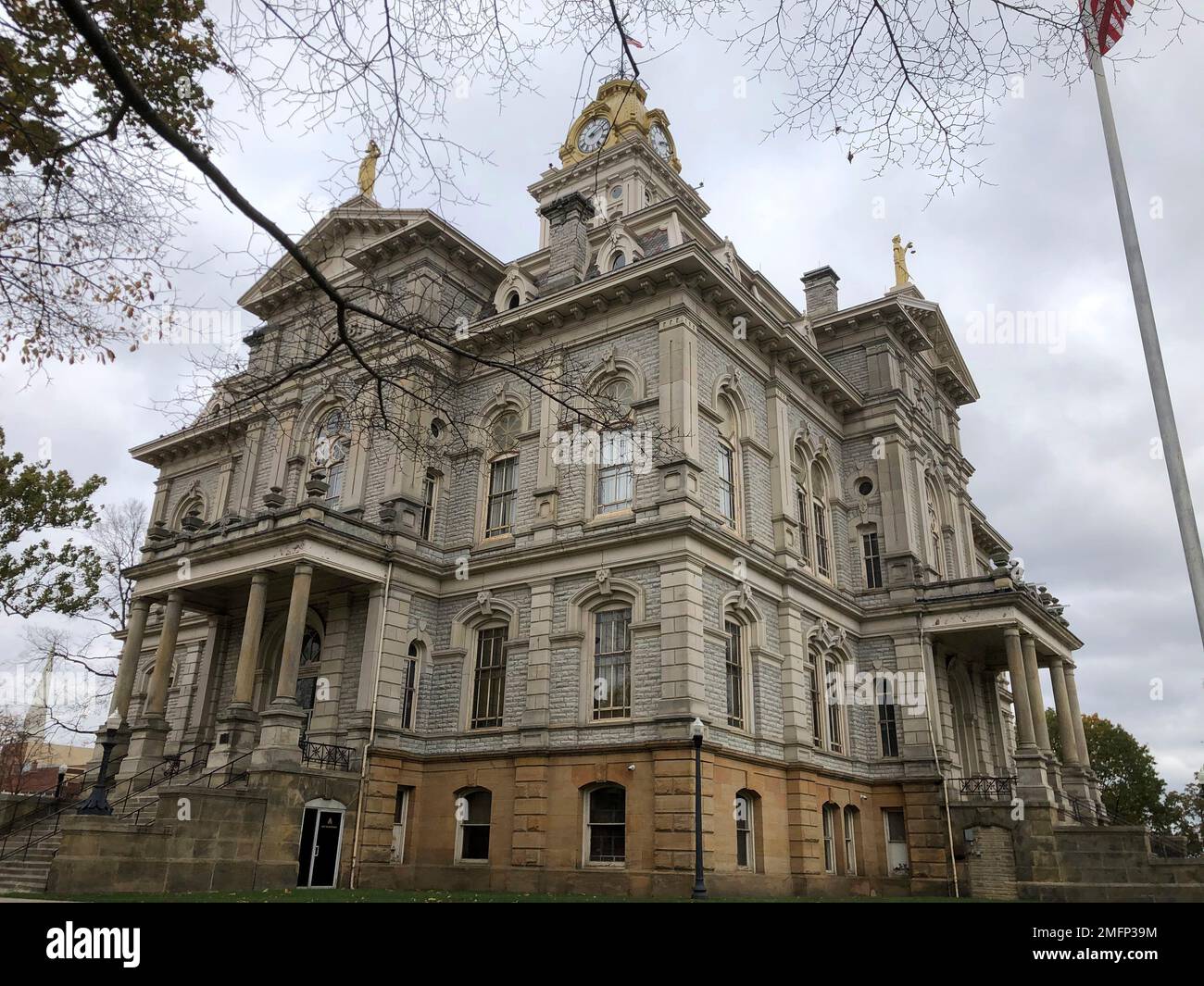 The Licking County Courthouse is shown on Saturday, Oct. 24, 2020 in ...