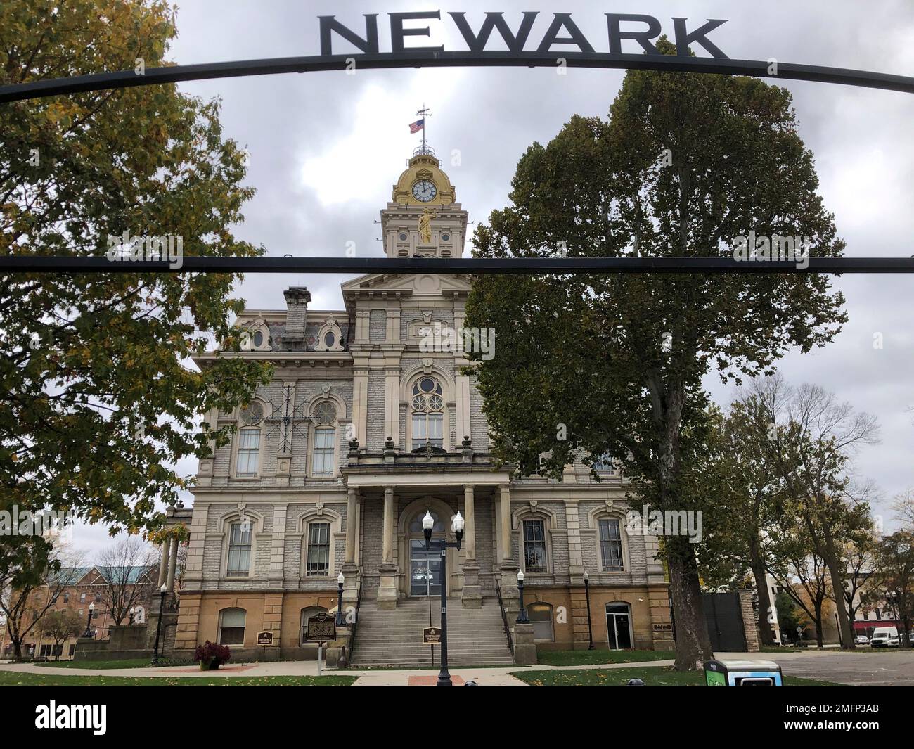 The Licking County Courthouse is shown on Saturday, Oct. 24, 2020 in ...