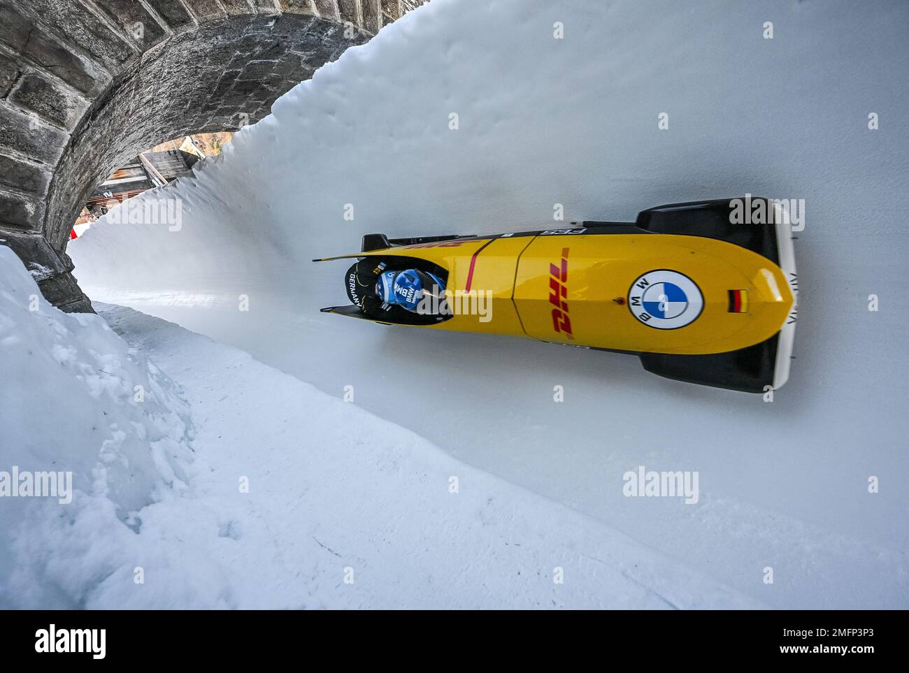 St. Moritz, Switzerland. 25th Jan, 2023. Bobsleigh: Bobsleigh and ...