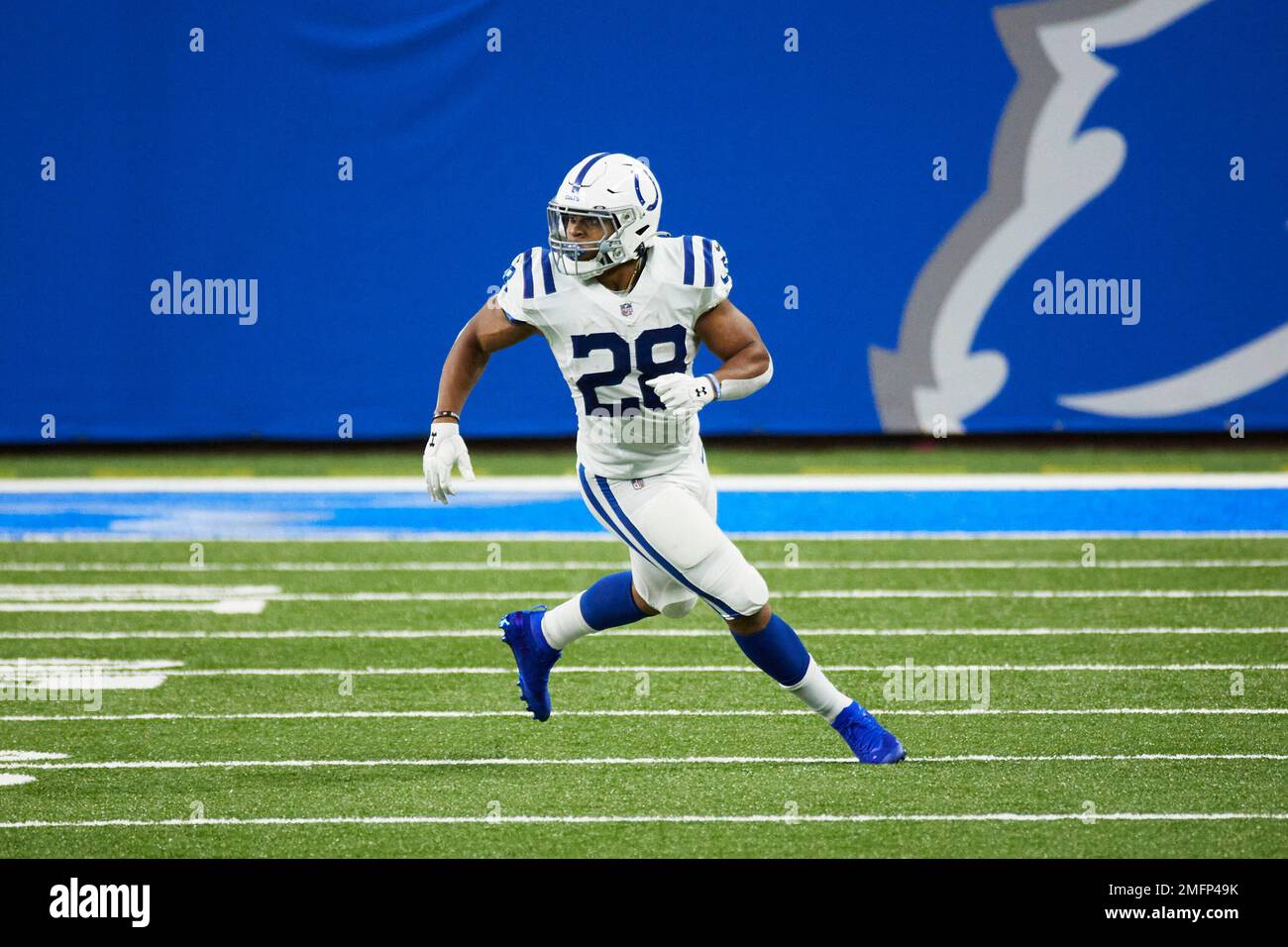 Indianapolis Colts running back Jonathan Taylor (28) in action against ...