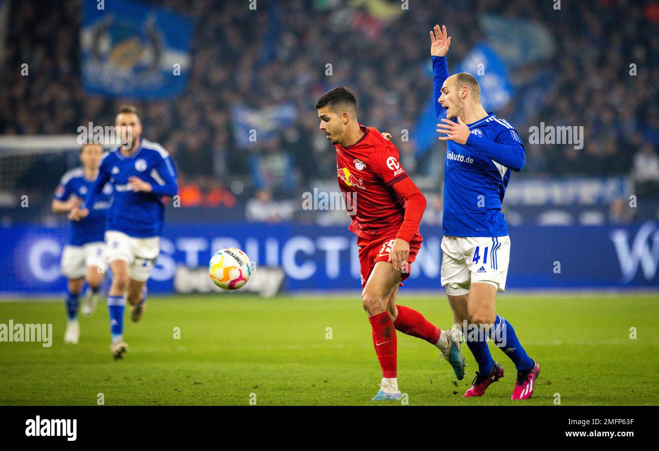 Gelsenkirchen, Germany. 24th Jan, 2023. Benjamin Henrichs (RBL ...