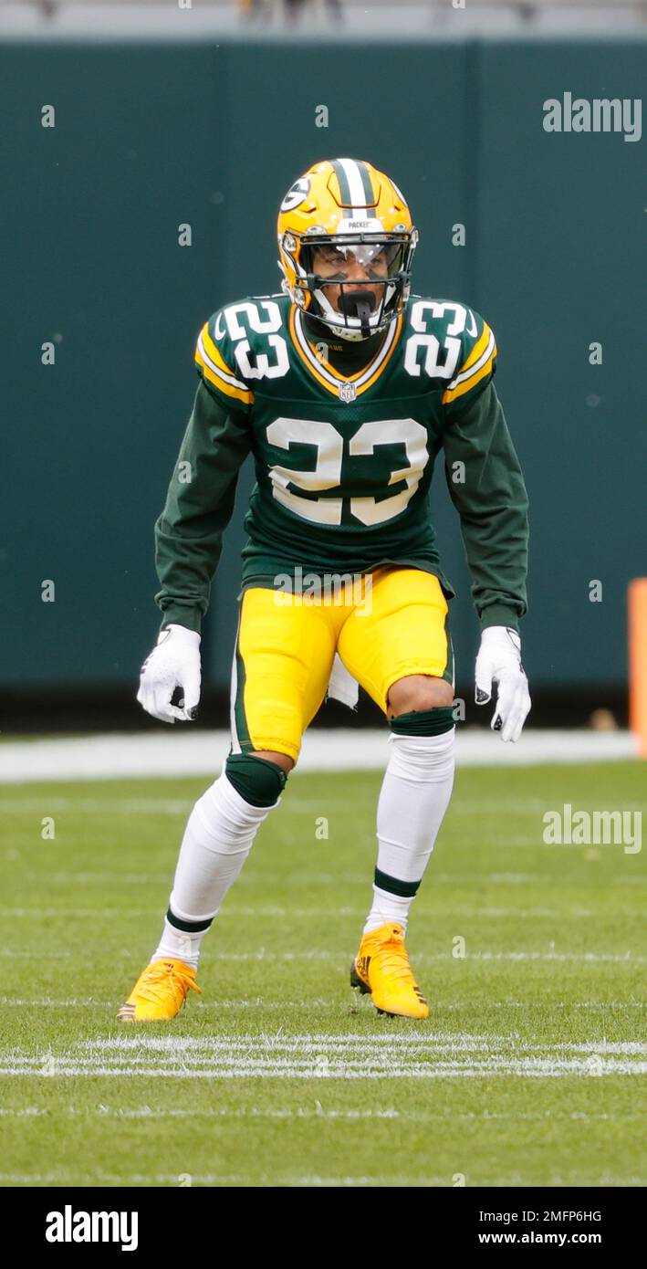 Green Bay Packers cornerback Jaire Alexander (23) in action during an ...