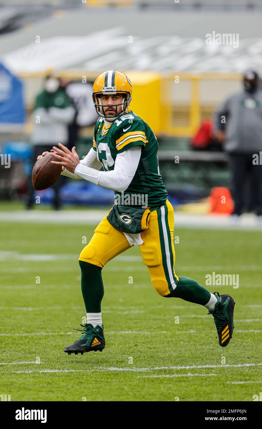 Green Bay Packers quarterback Aaron Rodgers (12) in action during an ...