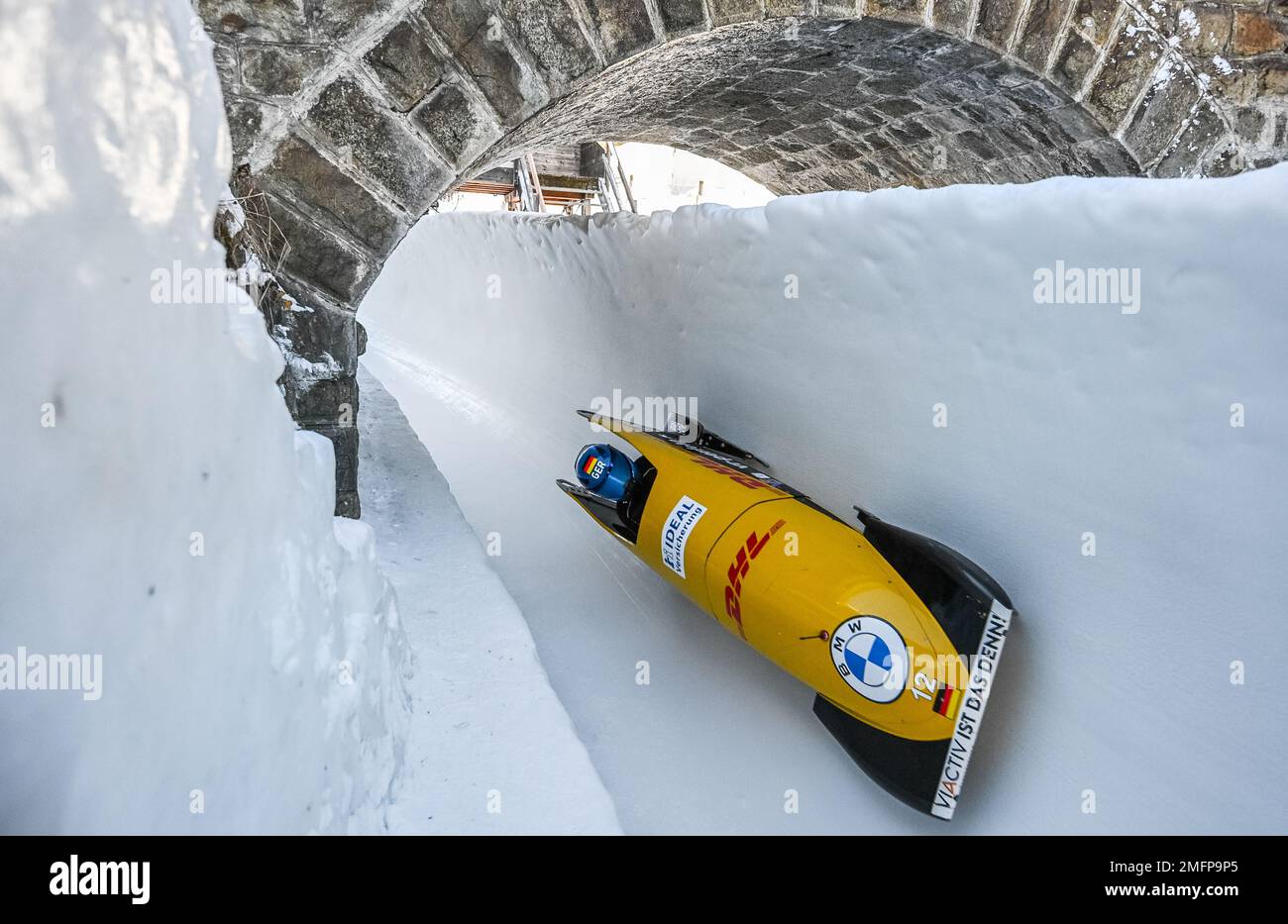 St. Moritz, Switzerland. 25th Jan, 2023. Bobsleigh: Bobsleigh and ...