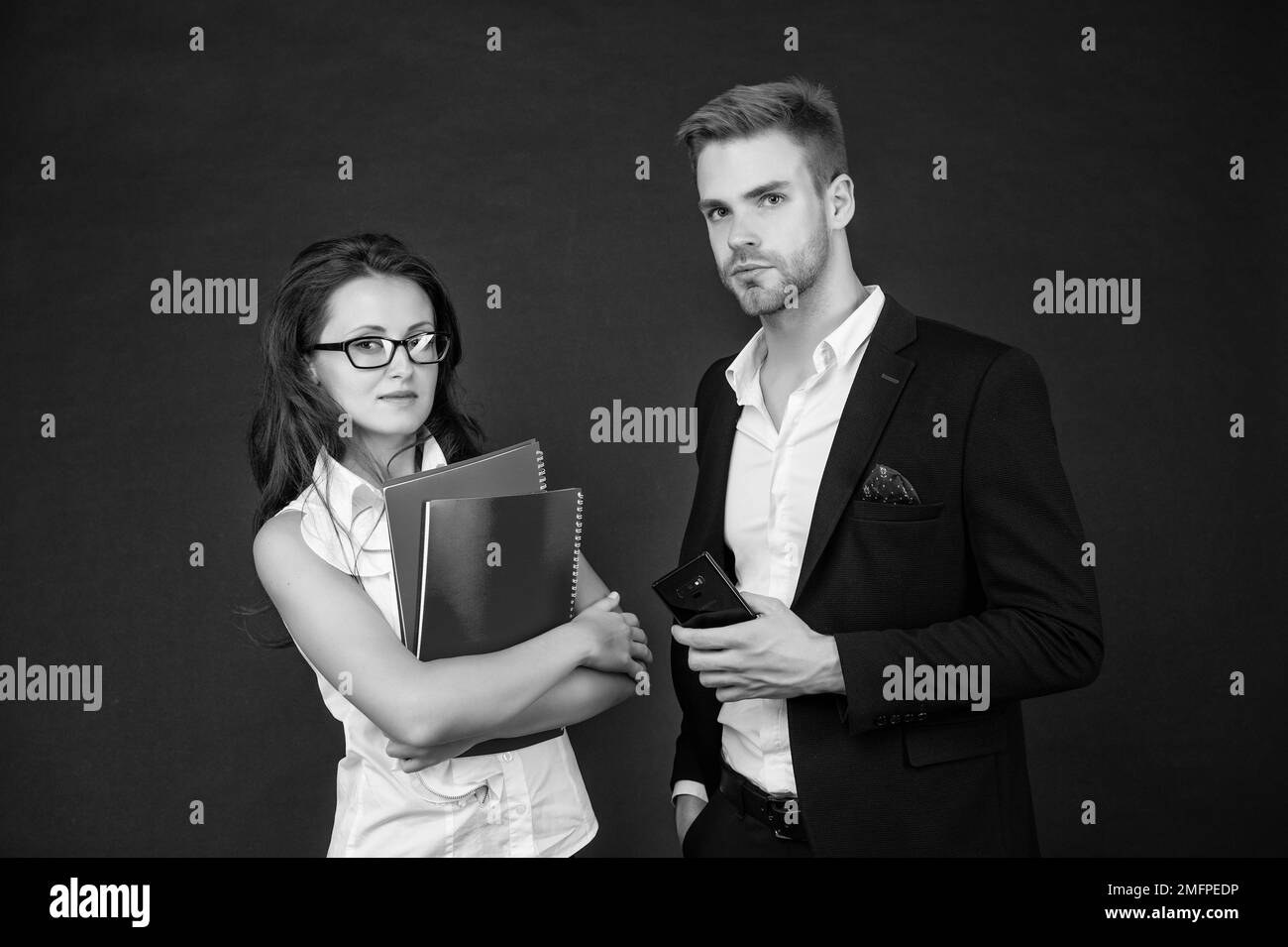 Co workers ambition Black and White Stock Photos & Images - Alamy