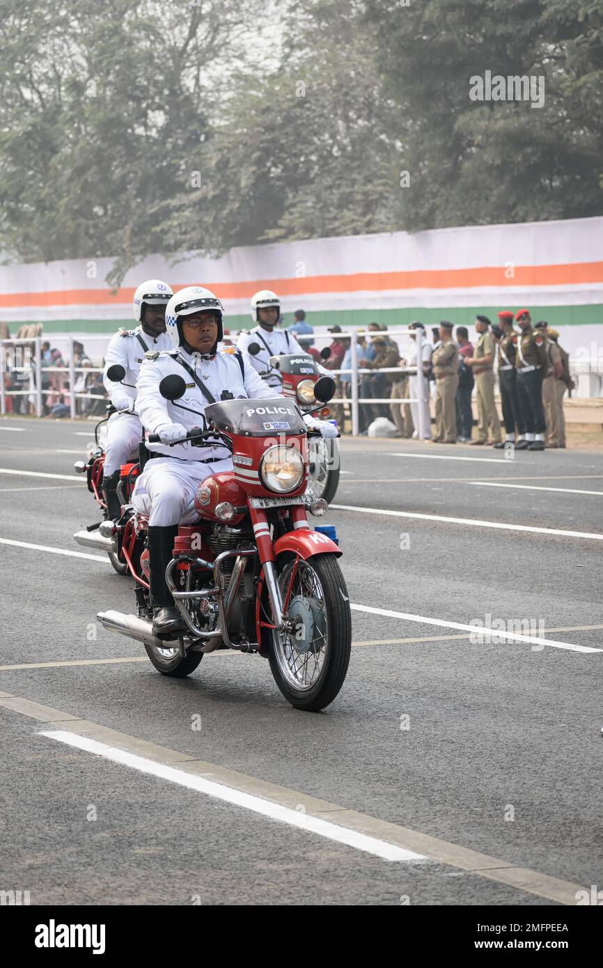 India republic day parade motor hi-res stock photography and images - Alamy