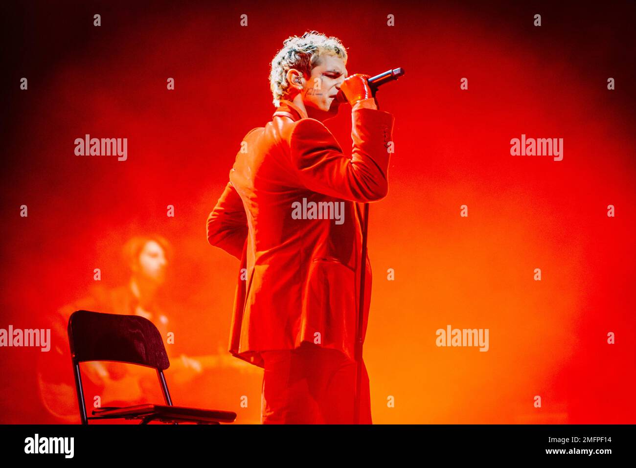Achille Lauro on stage during Achille Lauro, Italian singer Music ...