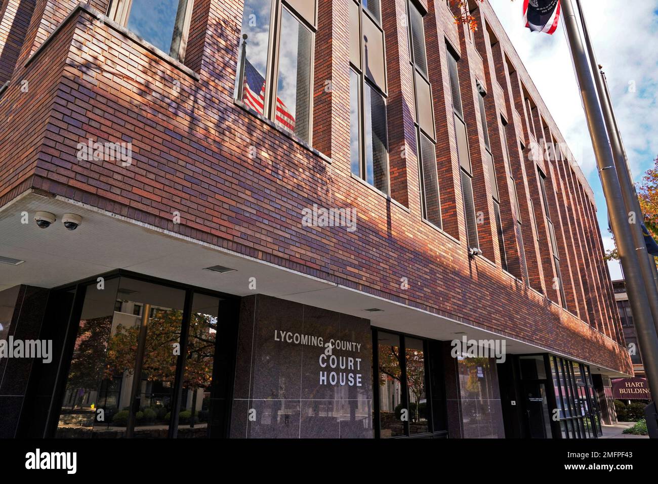 This is the Lycoming County Courthouse in Williamsport, Pa, on Saturday ...