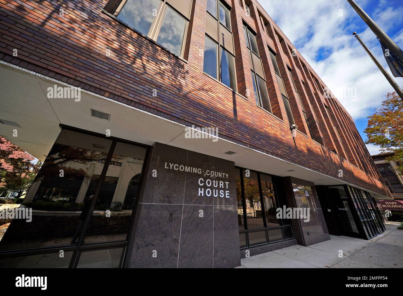 This is the Lycoming County Courthouse in Williamsport, Pa, on Saturday ...
