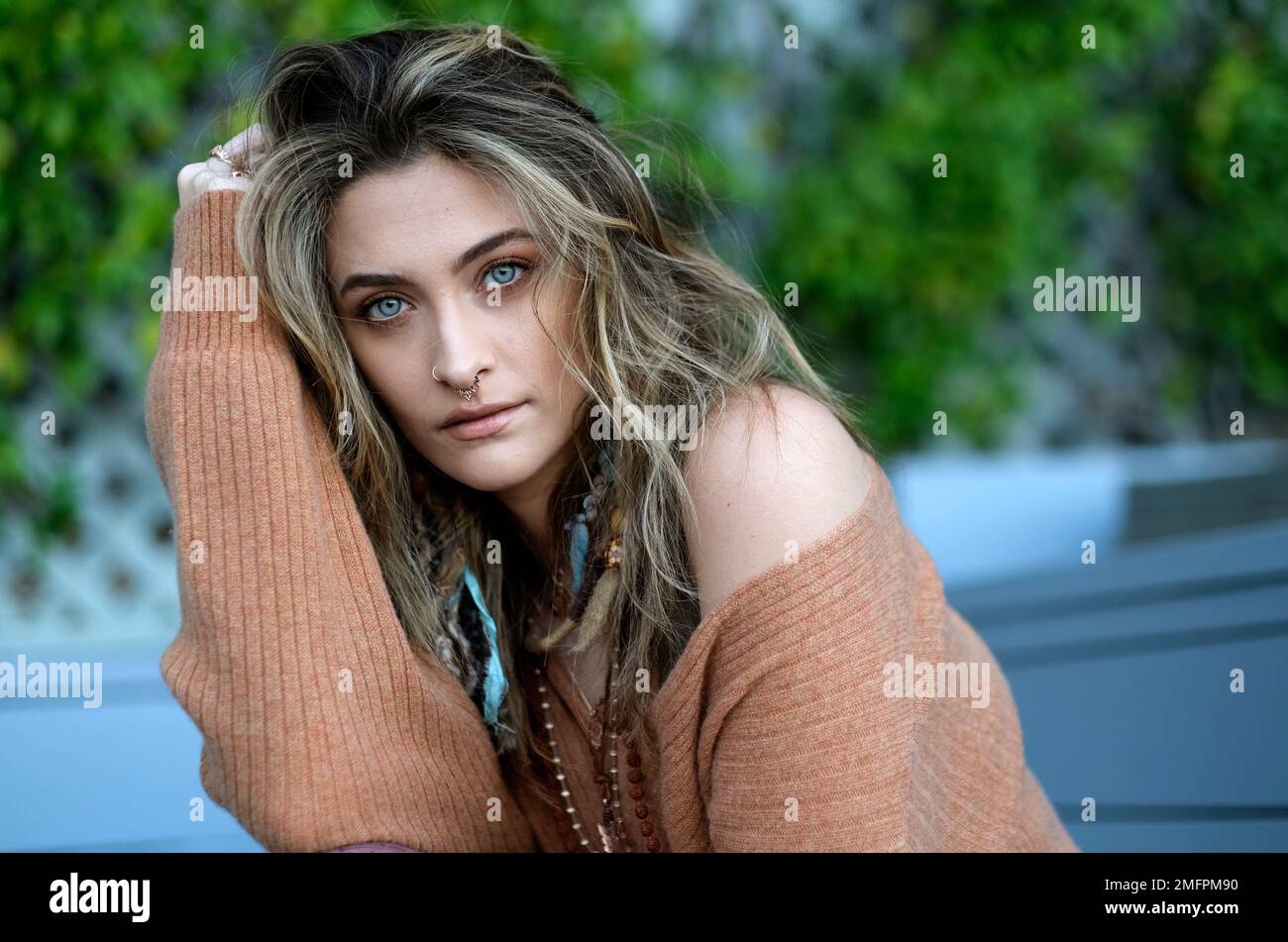 Singer-songwriter Paris Jackson poses for a portrait, Tuesday, Oct. 27 ...