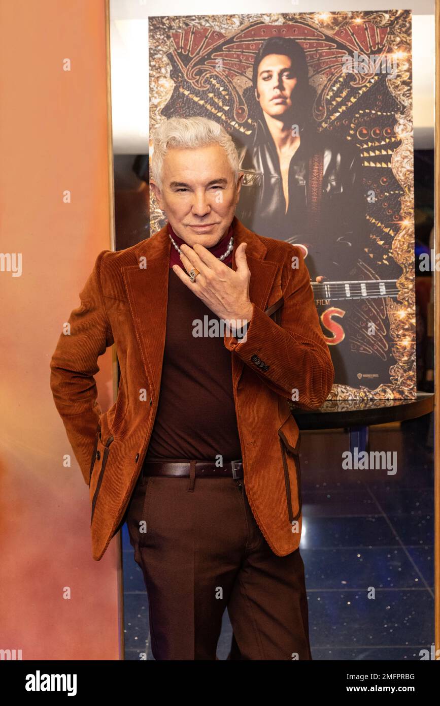 Baz Luhrmann, Australian film director, at the premiere of Elvis in ...