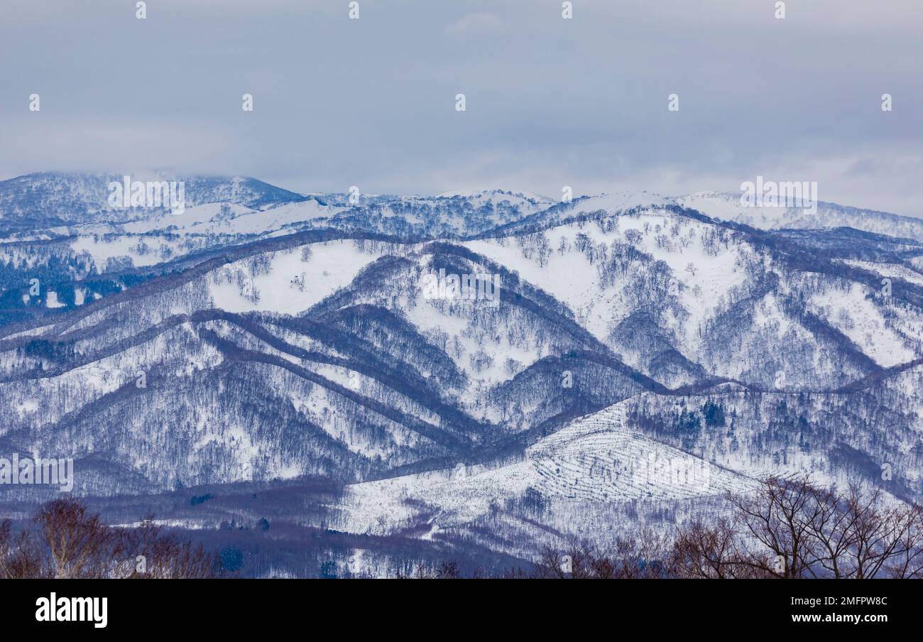 Japan mountain range snow hi-res stock photography and images - Alamy